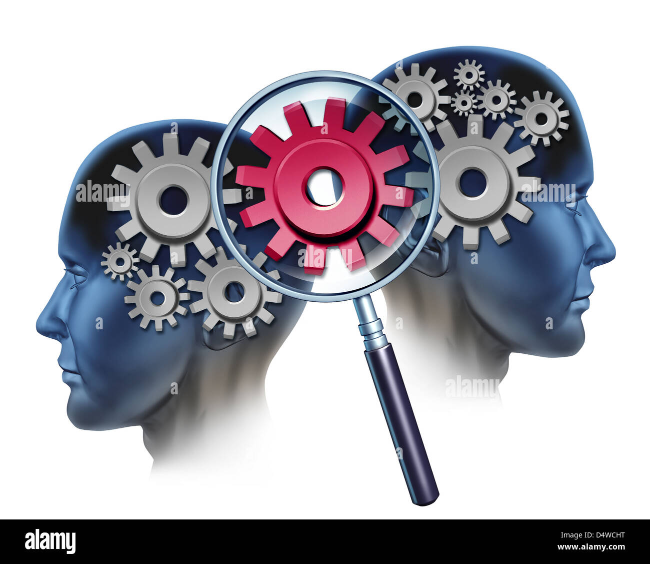 Two people working together group Cut Out Stock Images & Pictures - Alamy