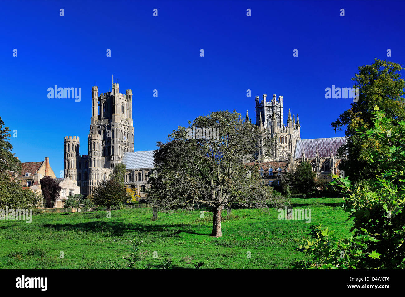 South Elevation, Ship of the Fens, Ely Cathedral, Ely City ...