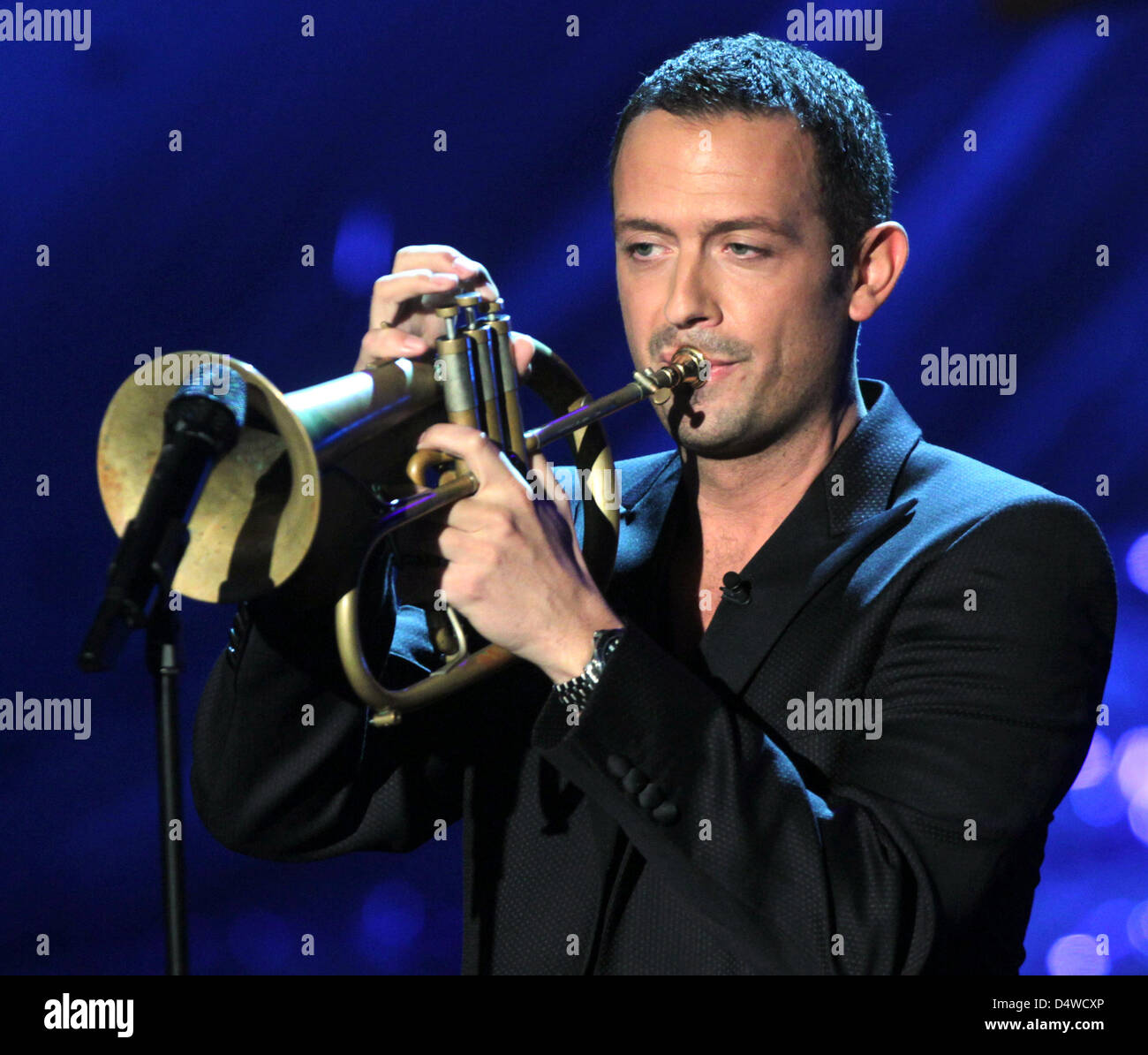 German jazz musician Till Broenner performs at TV show 'Welcome to ...