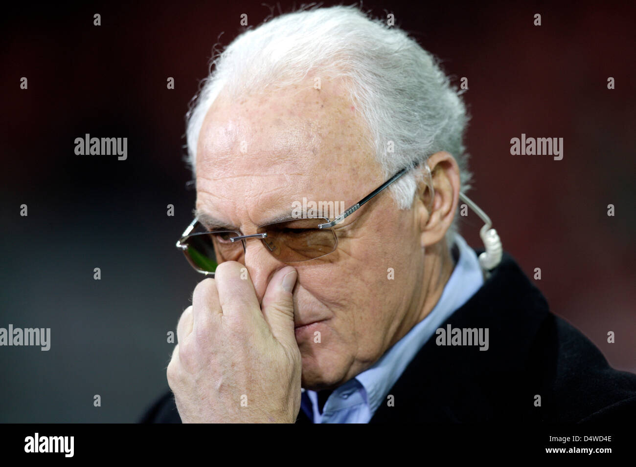 German soccer icon and honourary president of Bayern Munich, Franz ...