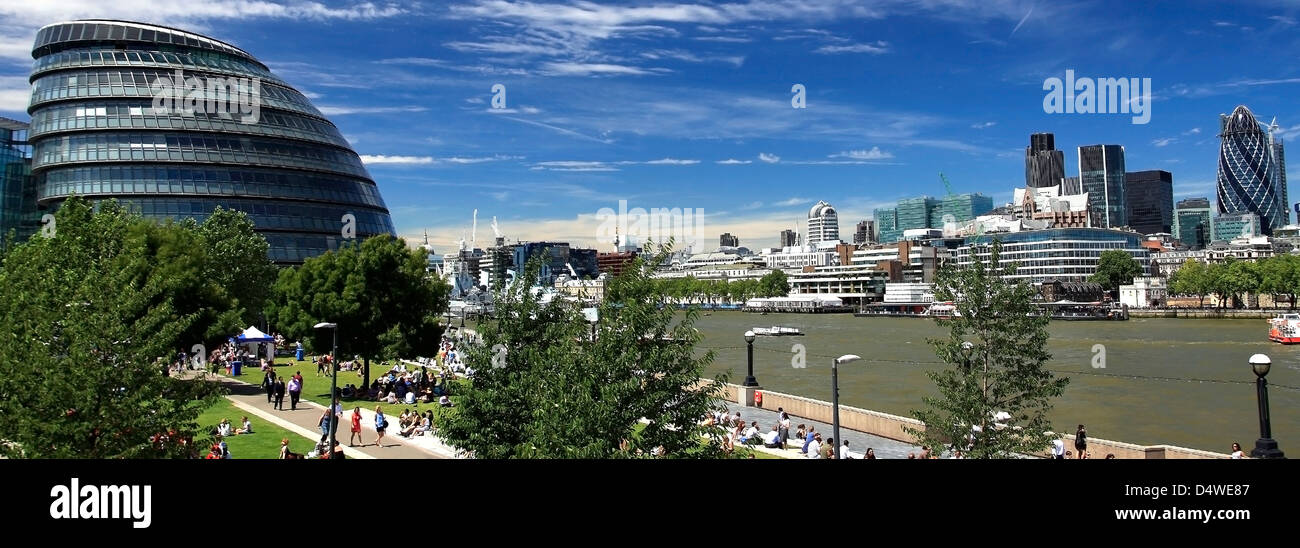The London Assembly Building, (City Hall), South Bank, London City ...