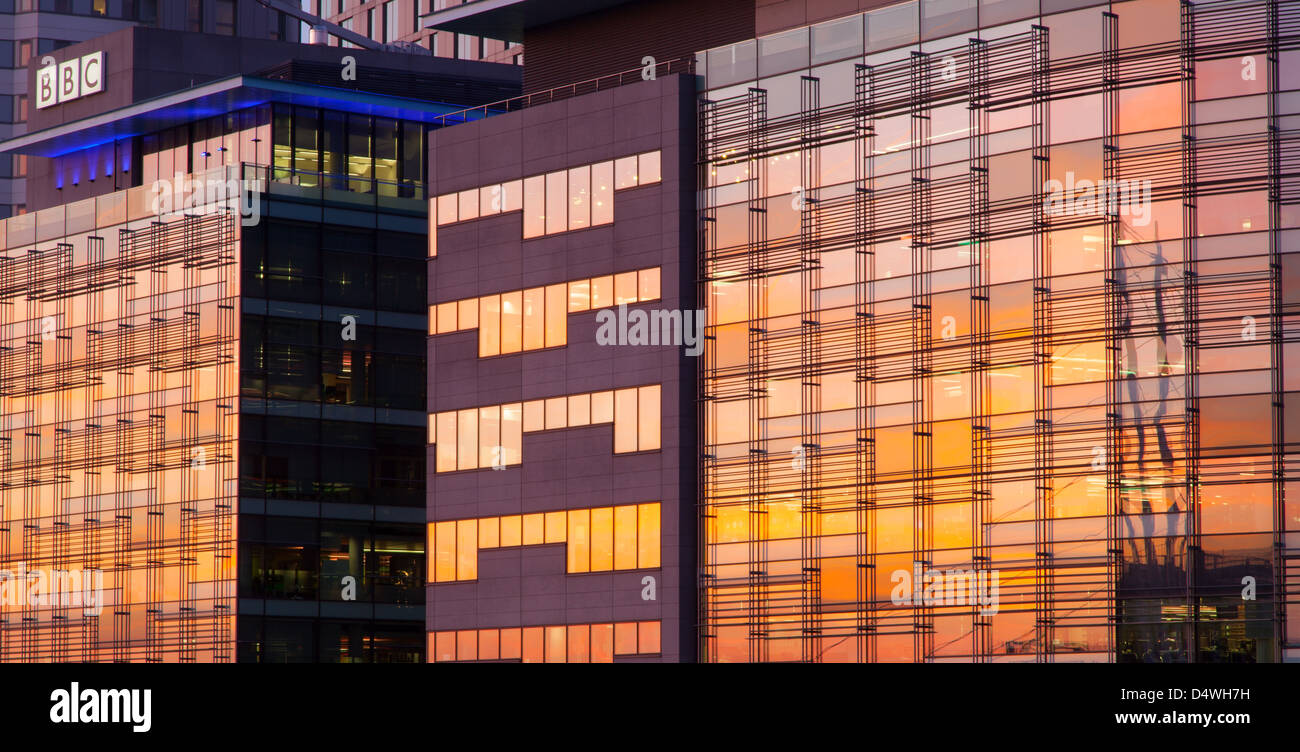 Bbc media city building in hi-res stock photography and images - Alamy