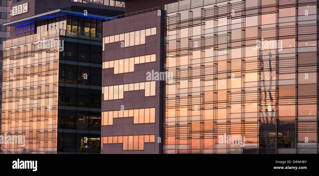 Bbc media city building in hi-res stock photography and images - Alamy