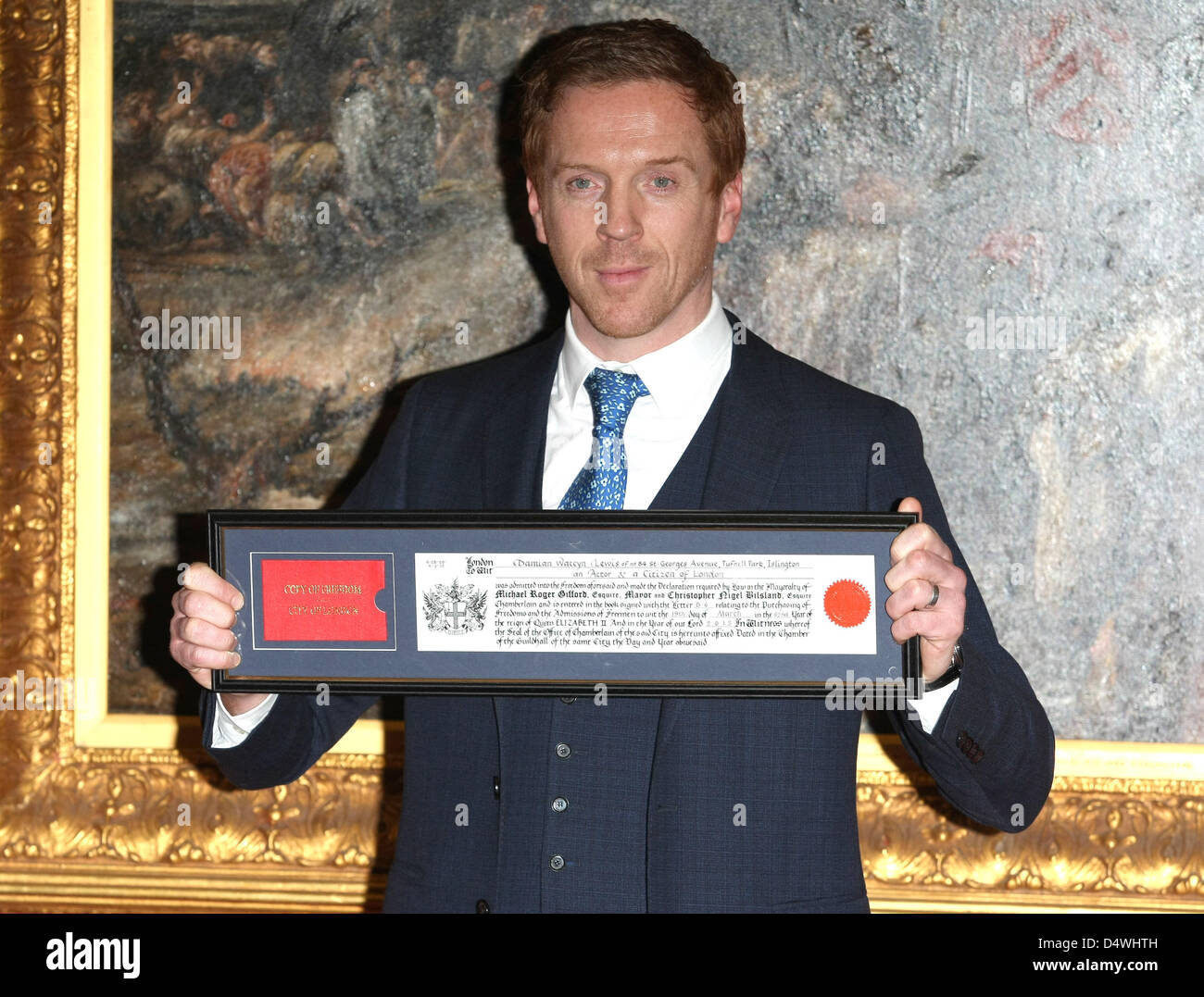 DAMIAN LEWIS DAMIAN LEWIS GETS THE FREEDOM OF THE CITY OF LONDON THE ...
