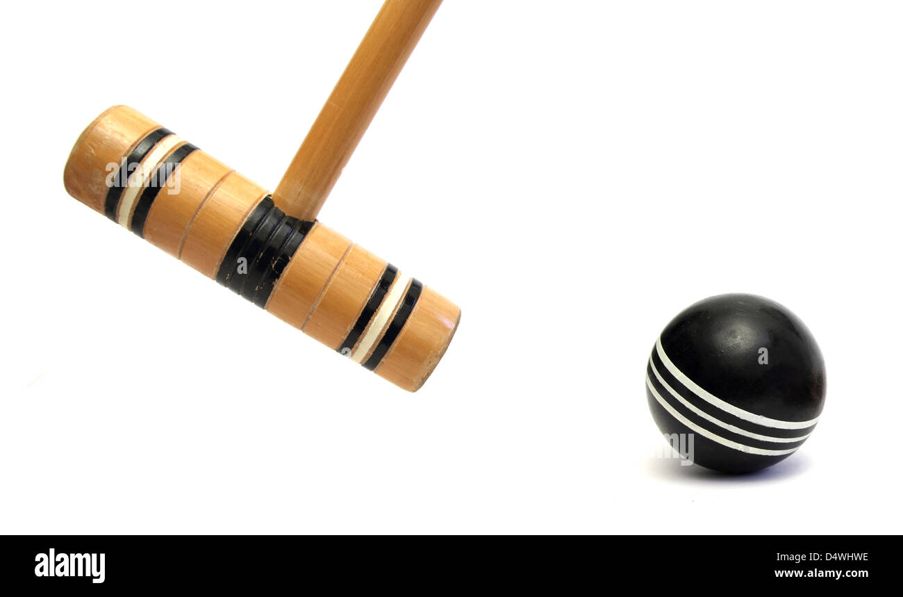 Croquet mallet hi-res stock photography and images - Alamy