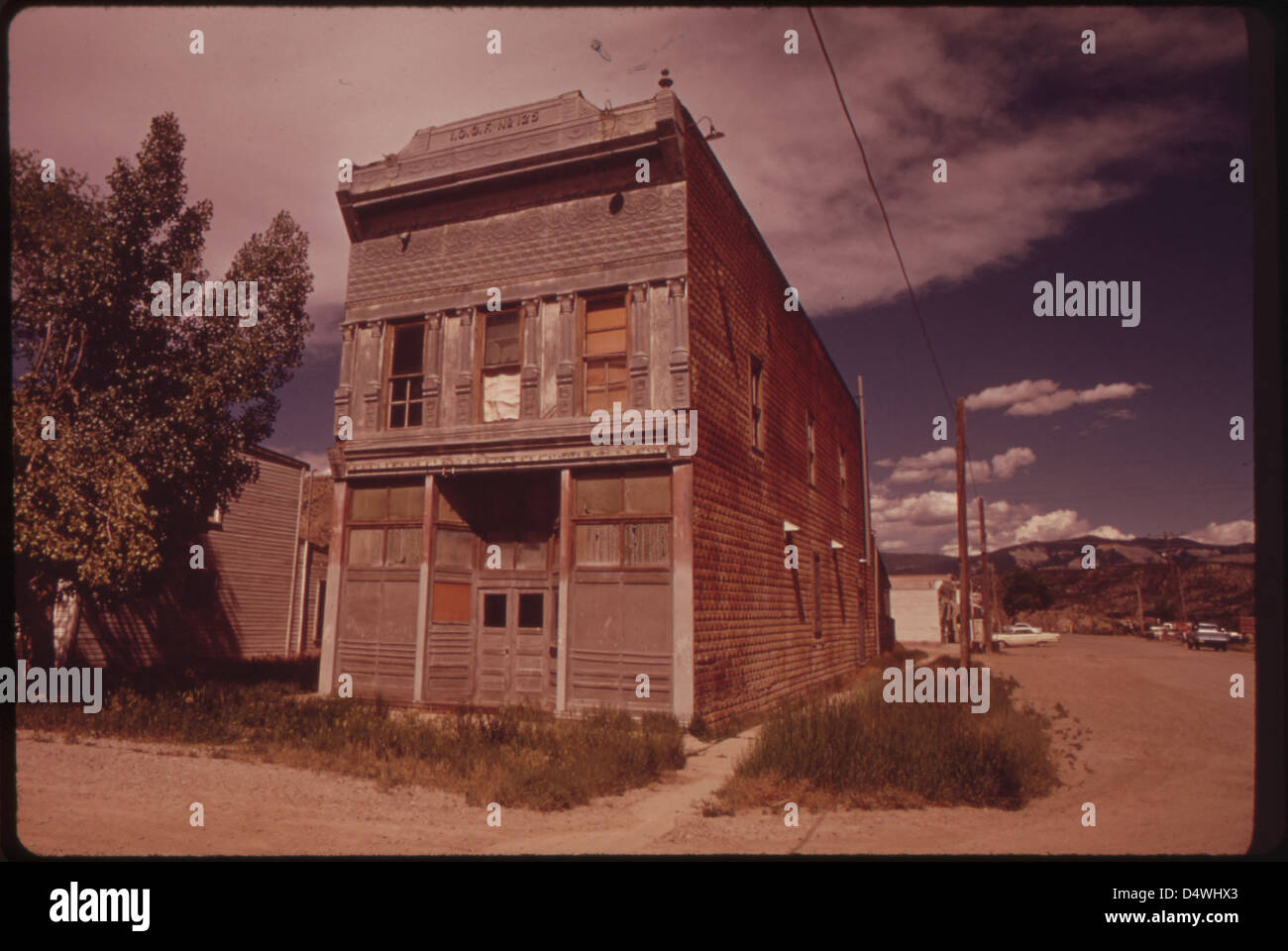 This 1973 image of De Beque, Colorado, illustrates the economic decline ...
