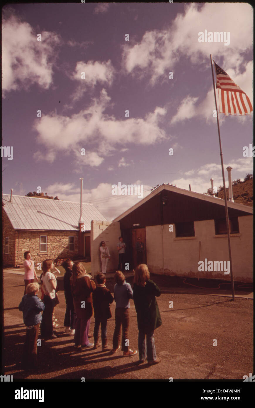 The Rock School, built in 1897, remains operational in 1973 as a one ...