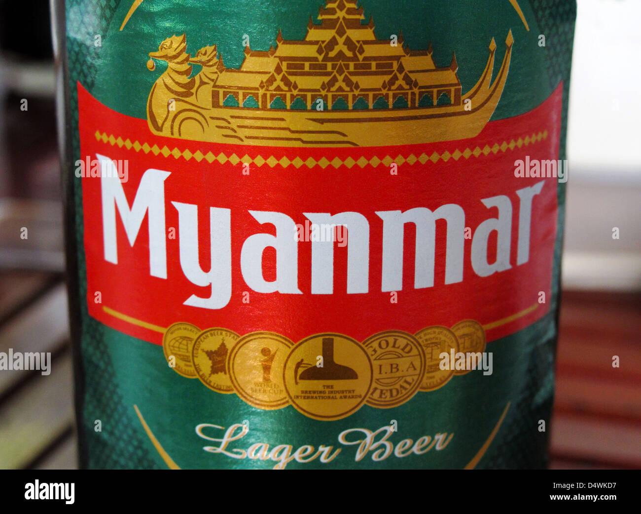 Burmese traditional lager beer, Myanmar (Burma Stock Photo - Alamy