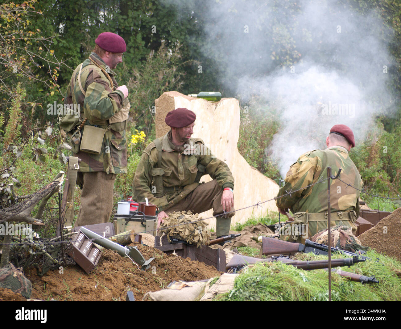British reenactor world war hi-res stock photography and images - Alamy