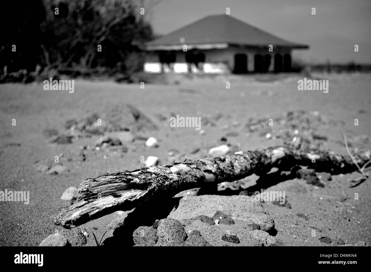 Surrounding towns Black and White Stock Photos & Images - Alamy