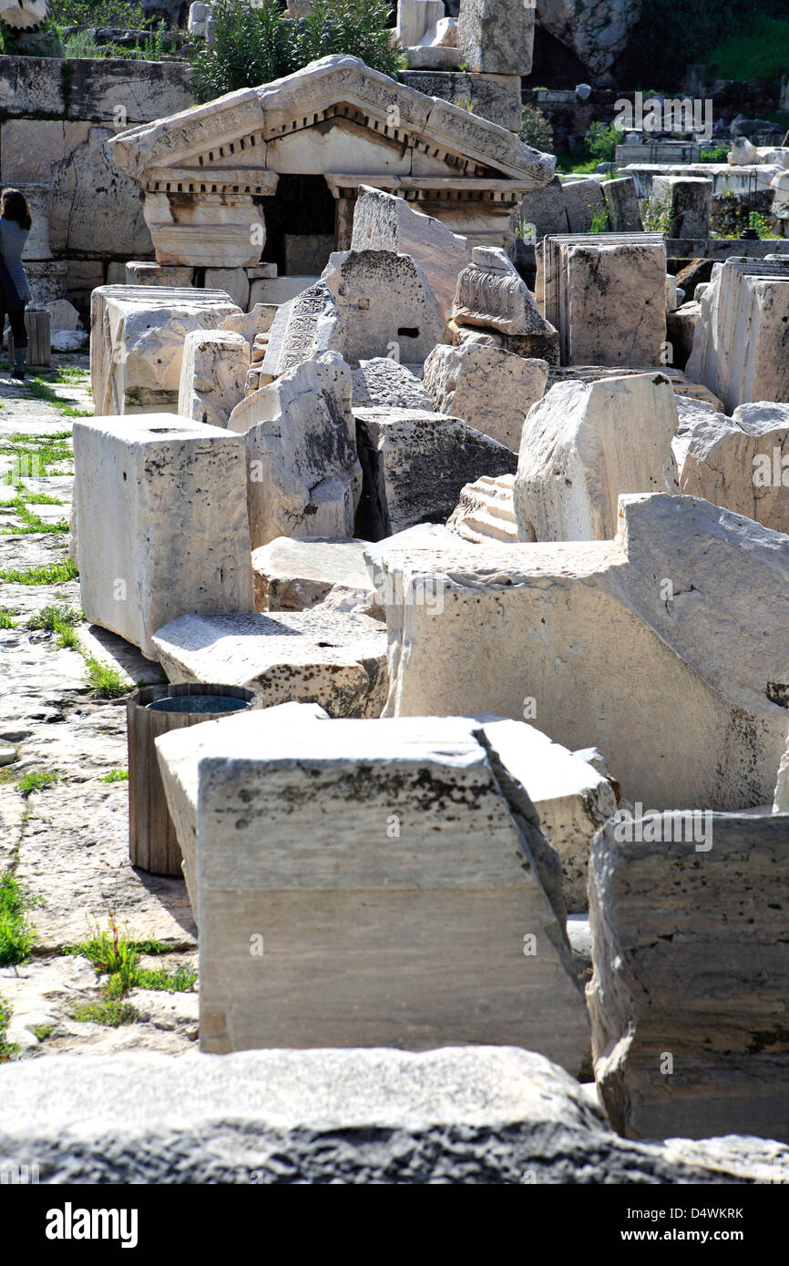 greece attica athens the ancient sanctuary at eleusis or elefsina Stock ...