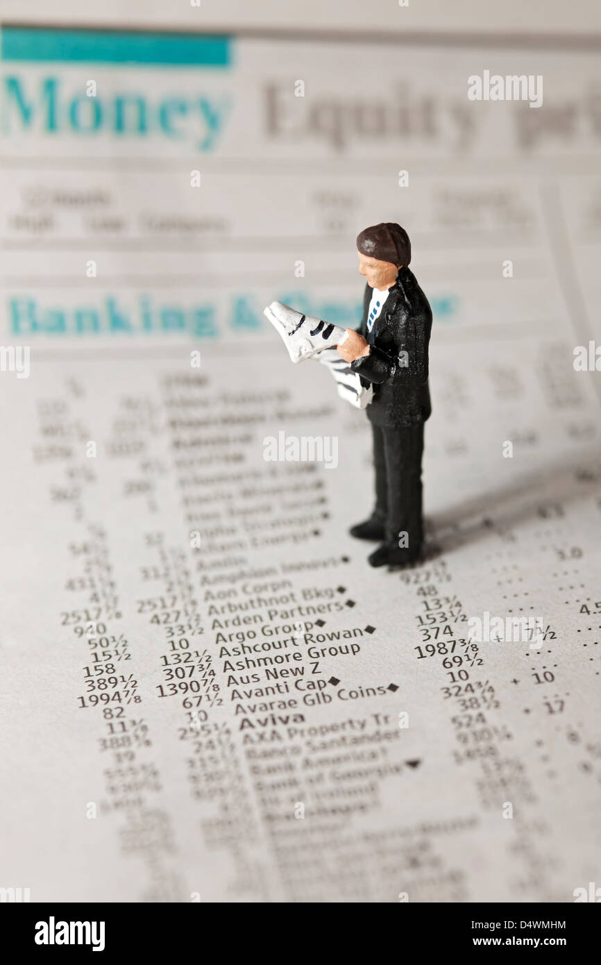 Newspaper financial page hi-res stock photography and images - Alamy