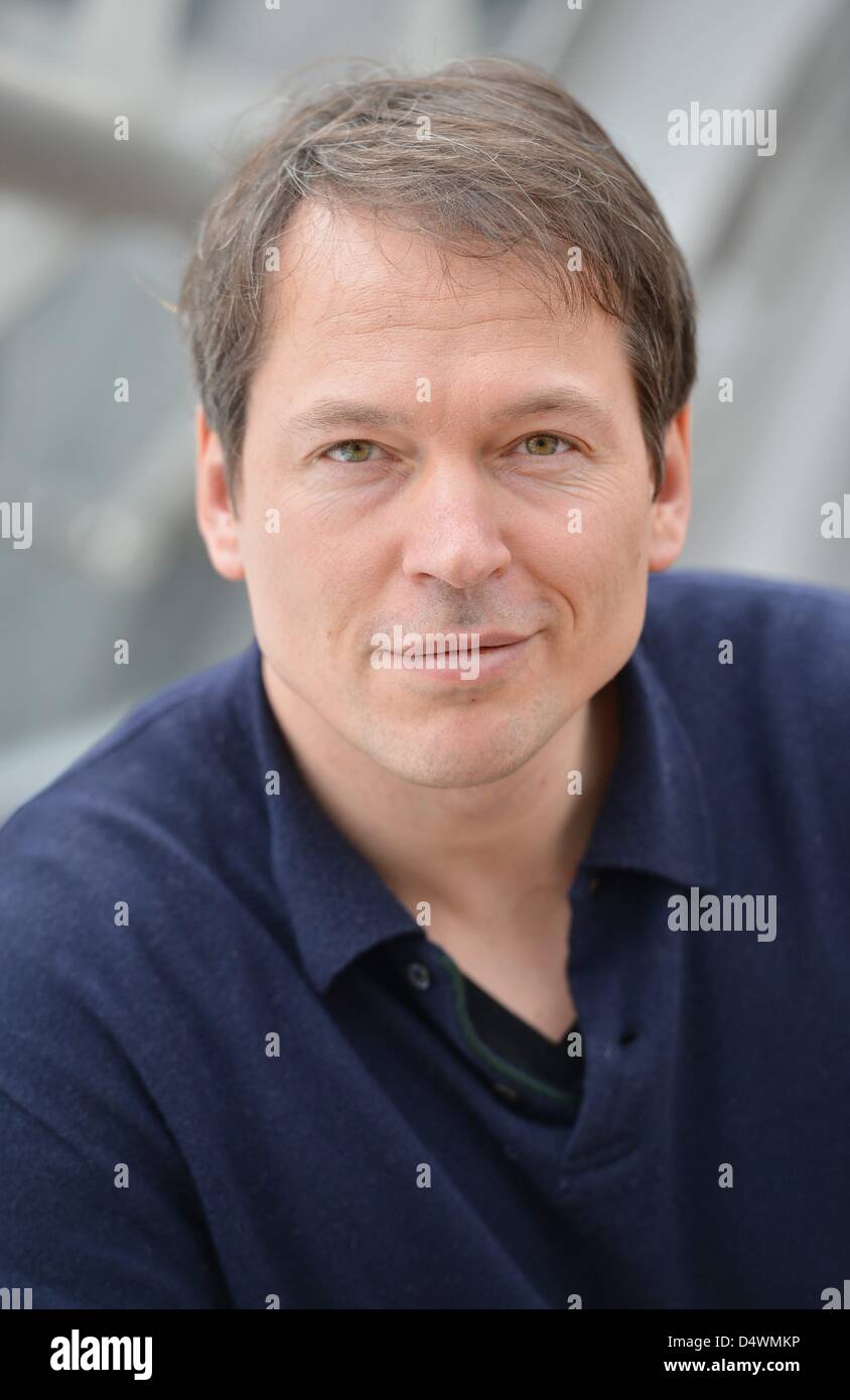 Michel Ruge pictured at the Leipzig book fair in March 2013 Stock Photo ...