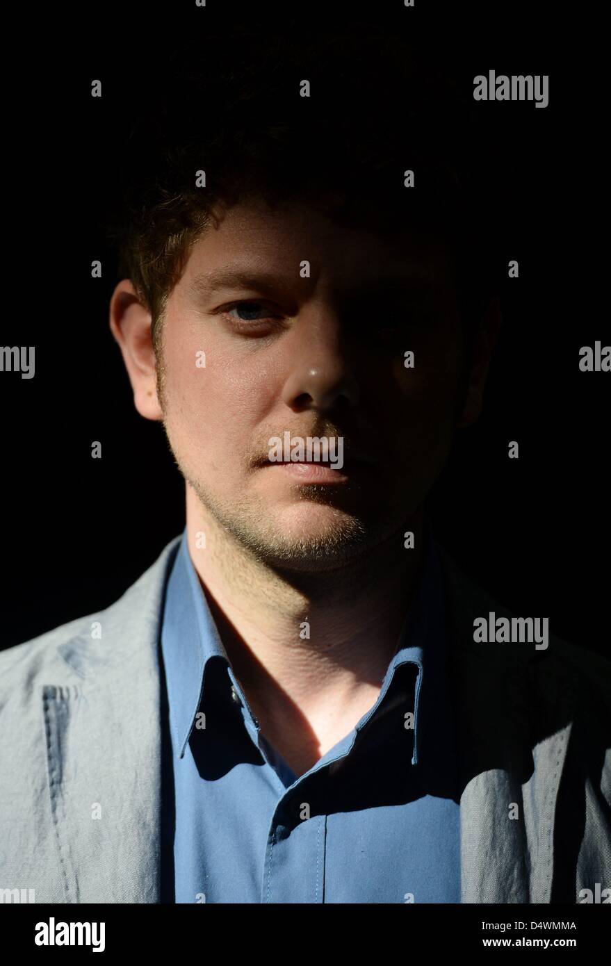 Philipp Möller pictured at the Leipzig book fair in March 2013 Stock ...