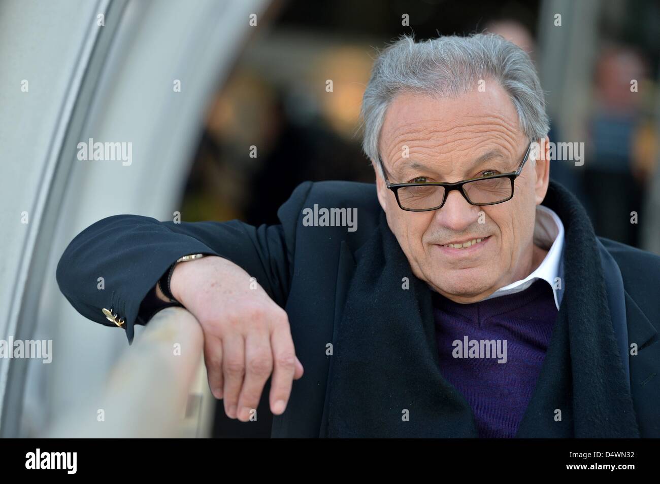 Udo Reiter pictured at the Leipzig book fair in March 2013 Stock Photo ...