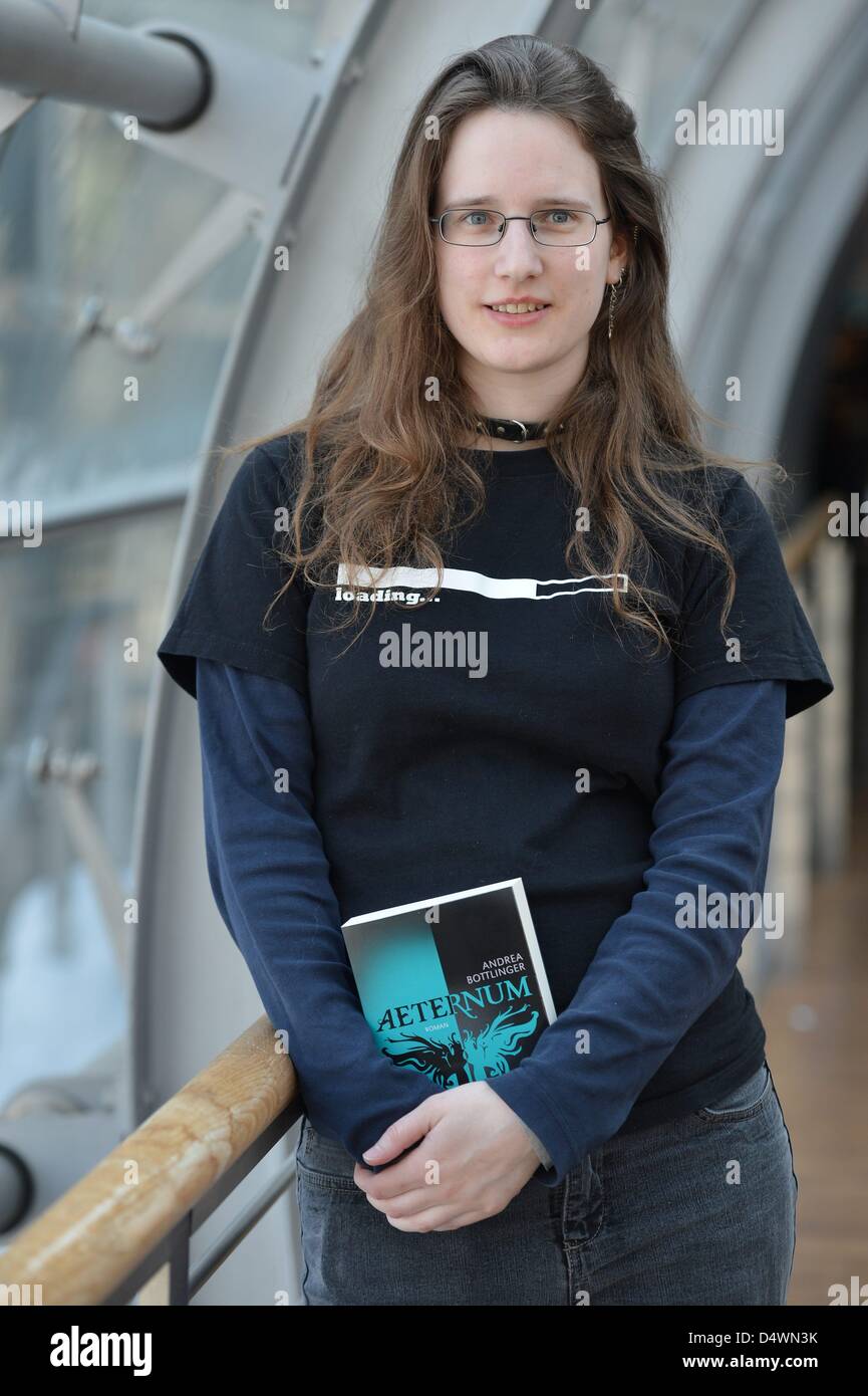 Andrea Bottlinger pictured at the Leipzig book fair in March 2013 Stock ...