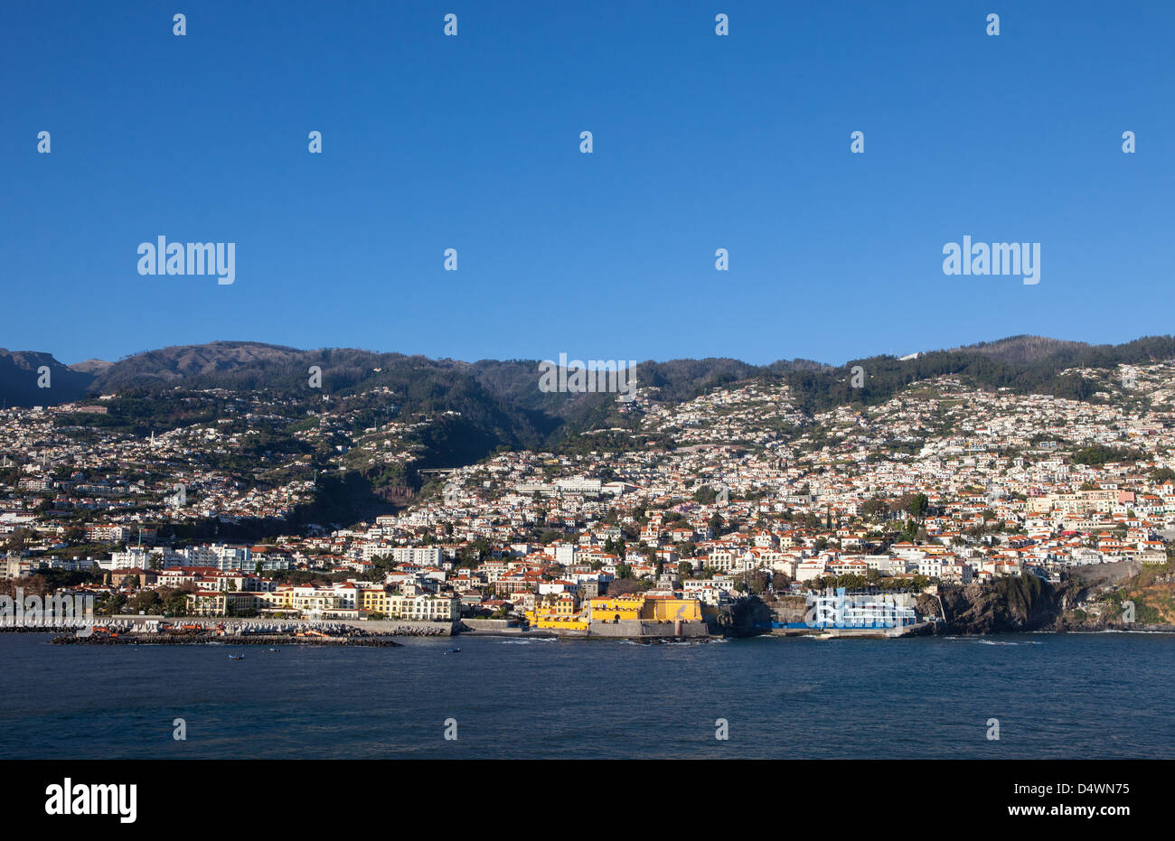 Tenerife Port and seafront. Santa Cruz de Tenerife, Spain Stock Photo ...