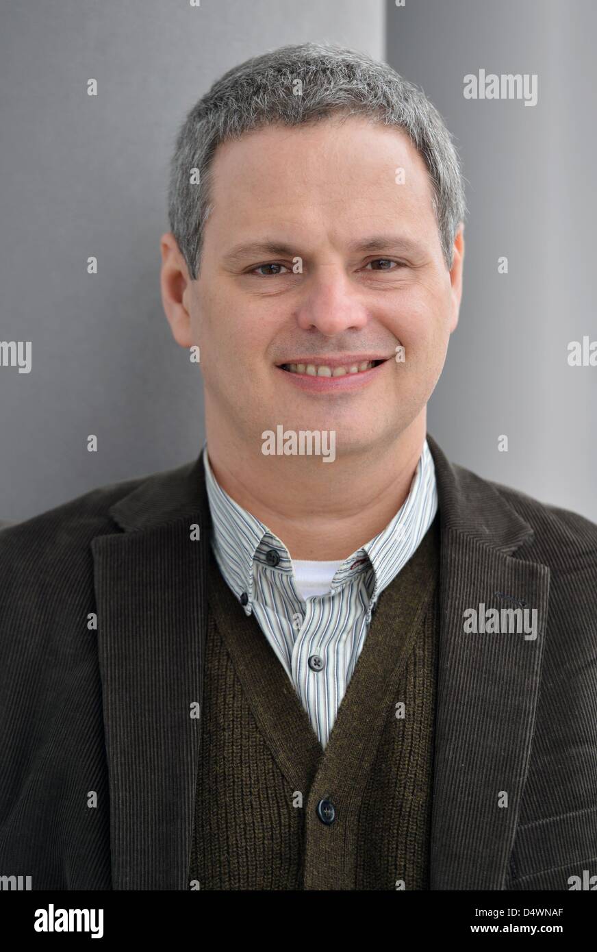 Ronaldo Wrobel pictured at the Leipzig book fair in March 2013 Stock ...