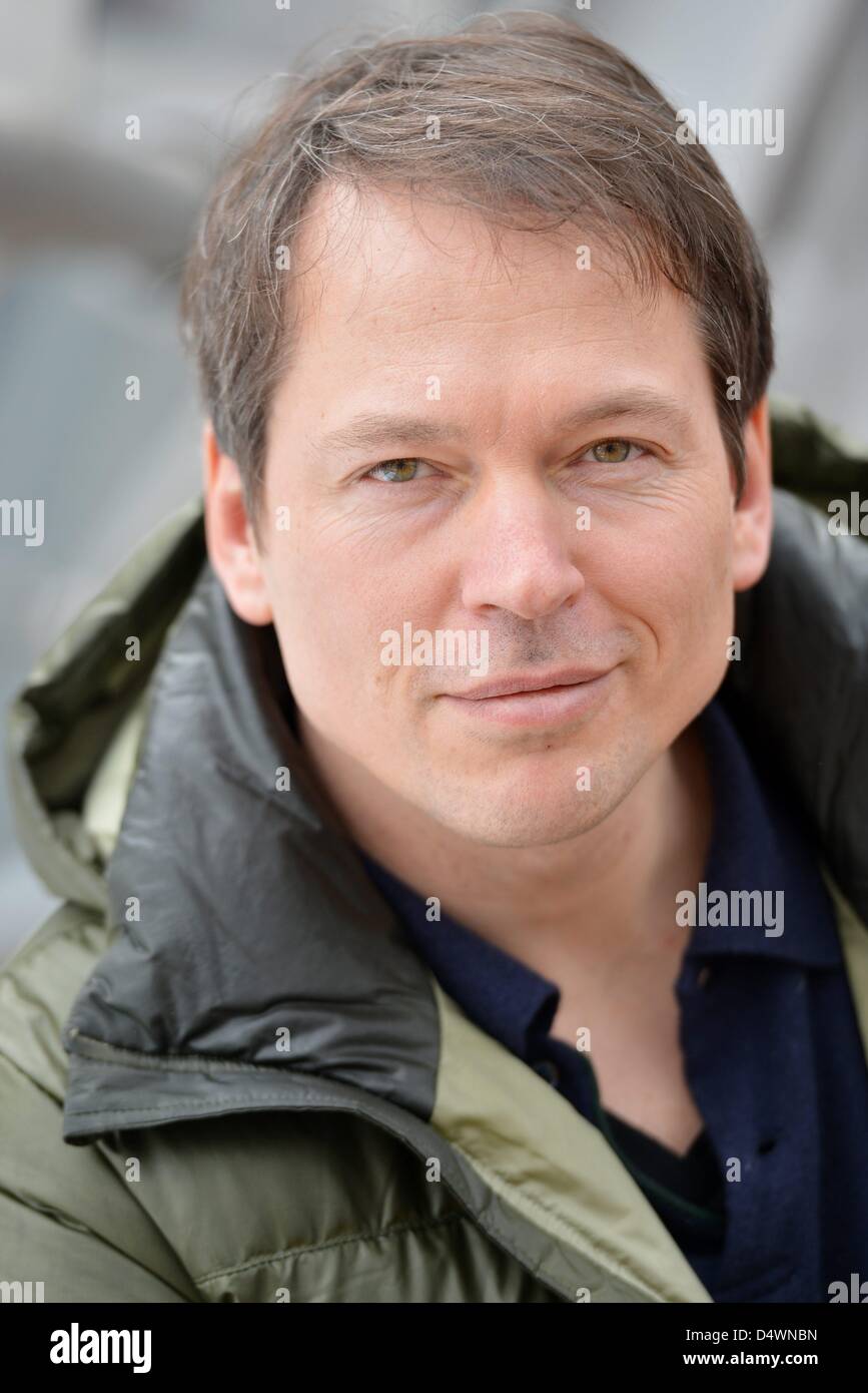 Michel Ruge pictured at the Leipzig book fair in March 2013 Stock Photo ...