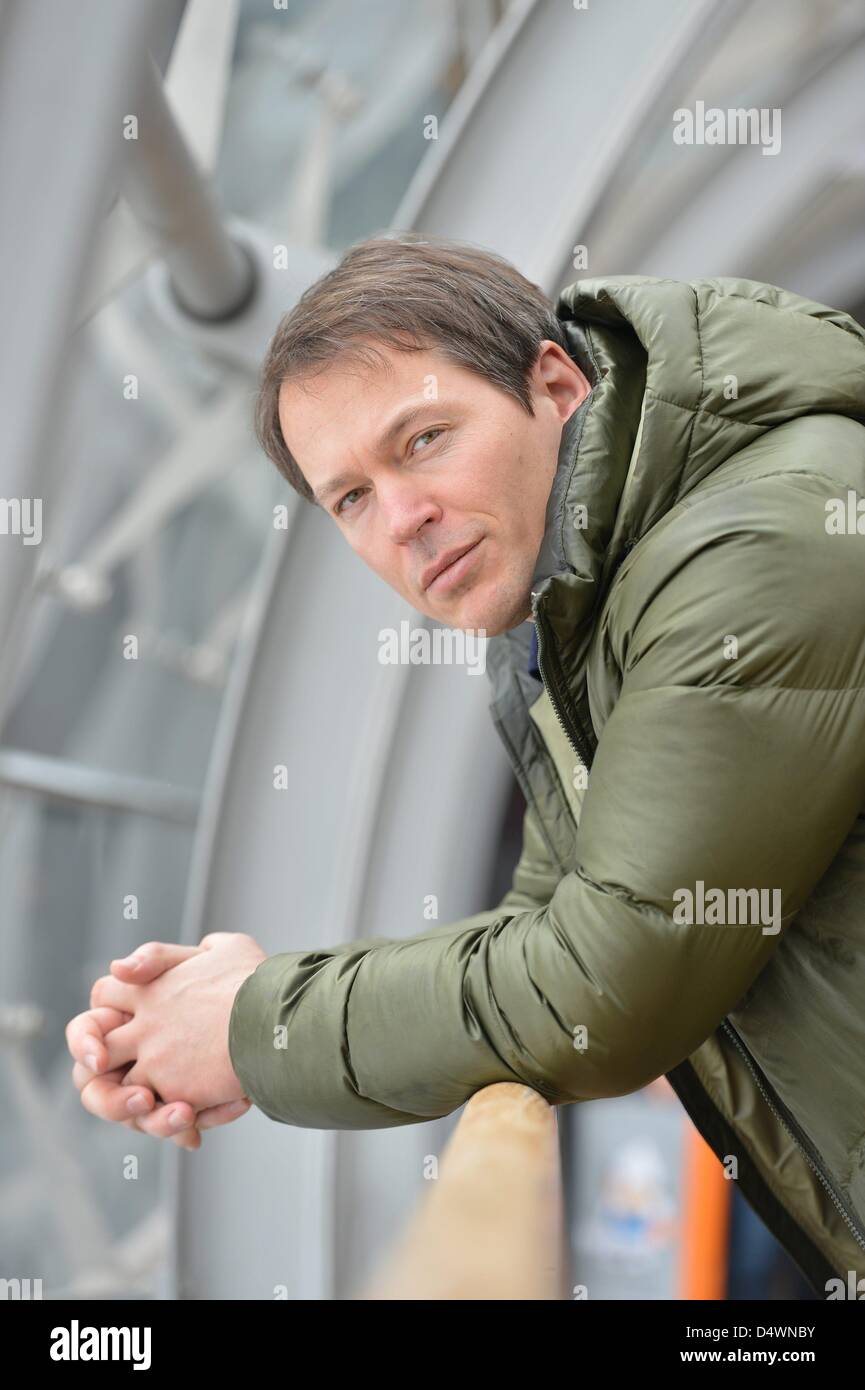 Michel Ruge pictured at the Leipzig book fair in March 2013 Stock Photo ...