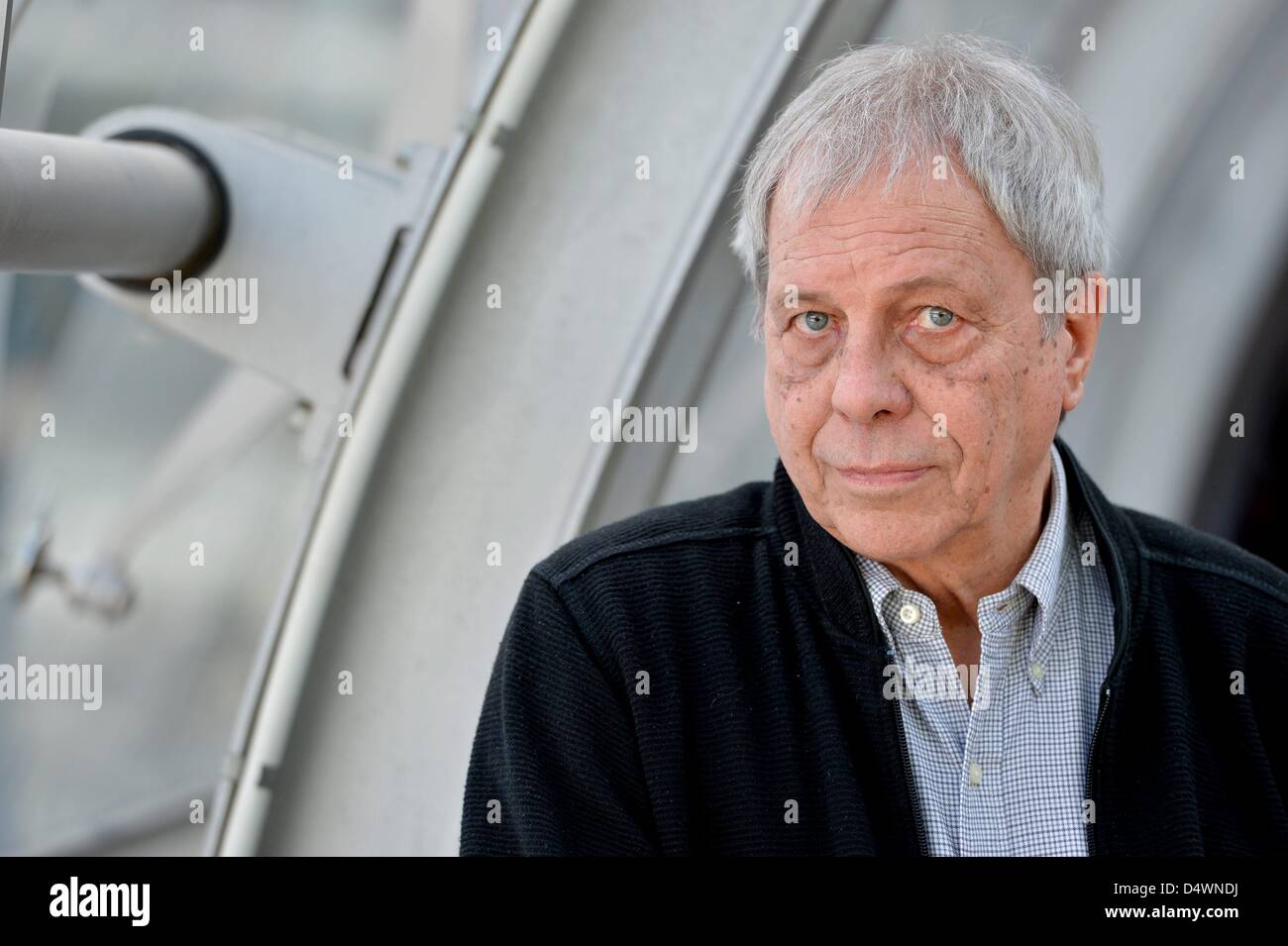 Thomas Kuschel pictured at the Leipzig book fair in March 2013 Stock ...