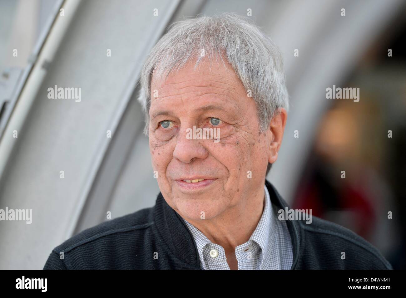 Thomas Kuschel pictured at the Leipzig book fair in March 2013 Stock ...
