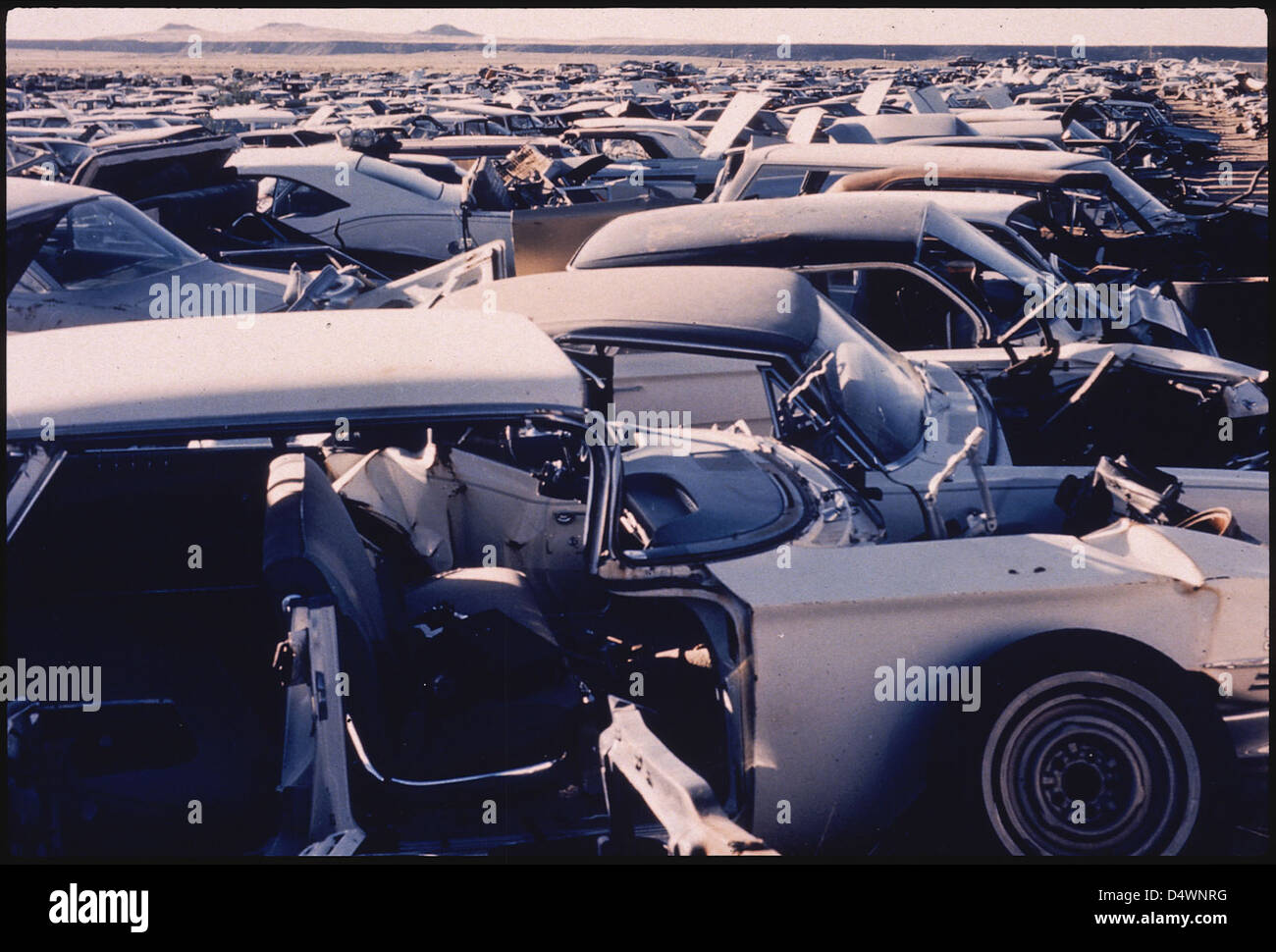 Gaede's Wrecking Yard, photographed in April 1972 as part of the ...