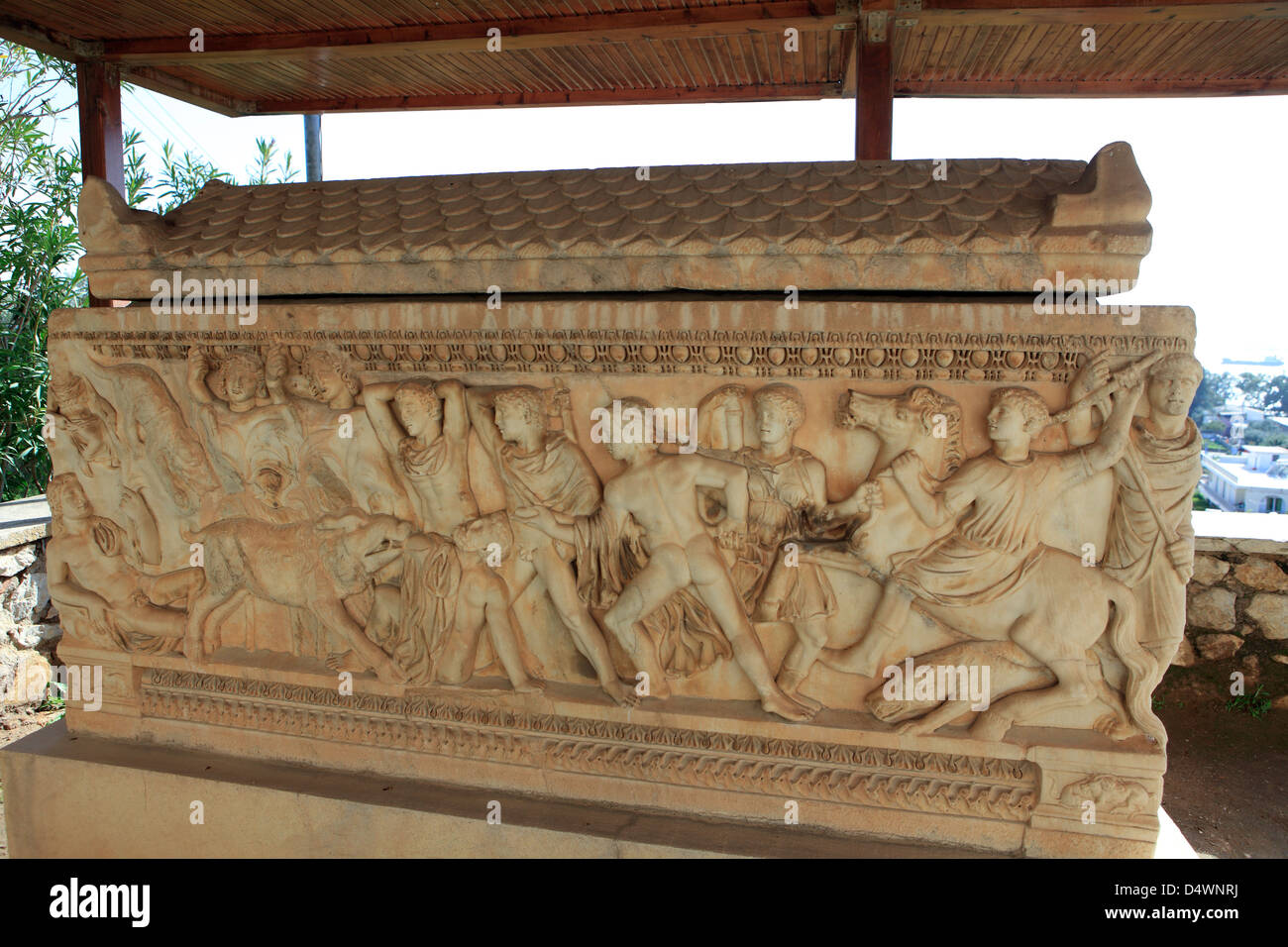 greece attica athens the ancient sanctuary at eleusis or elefsina Stock ...