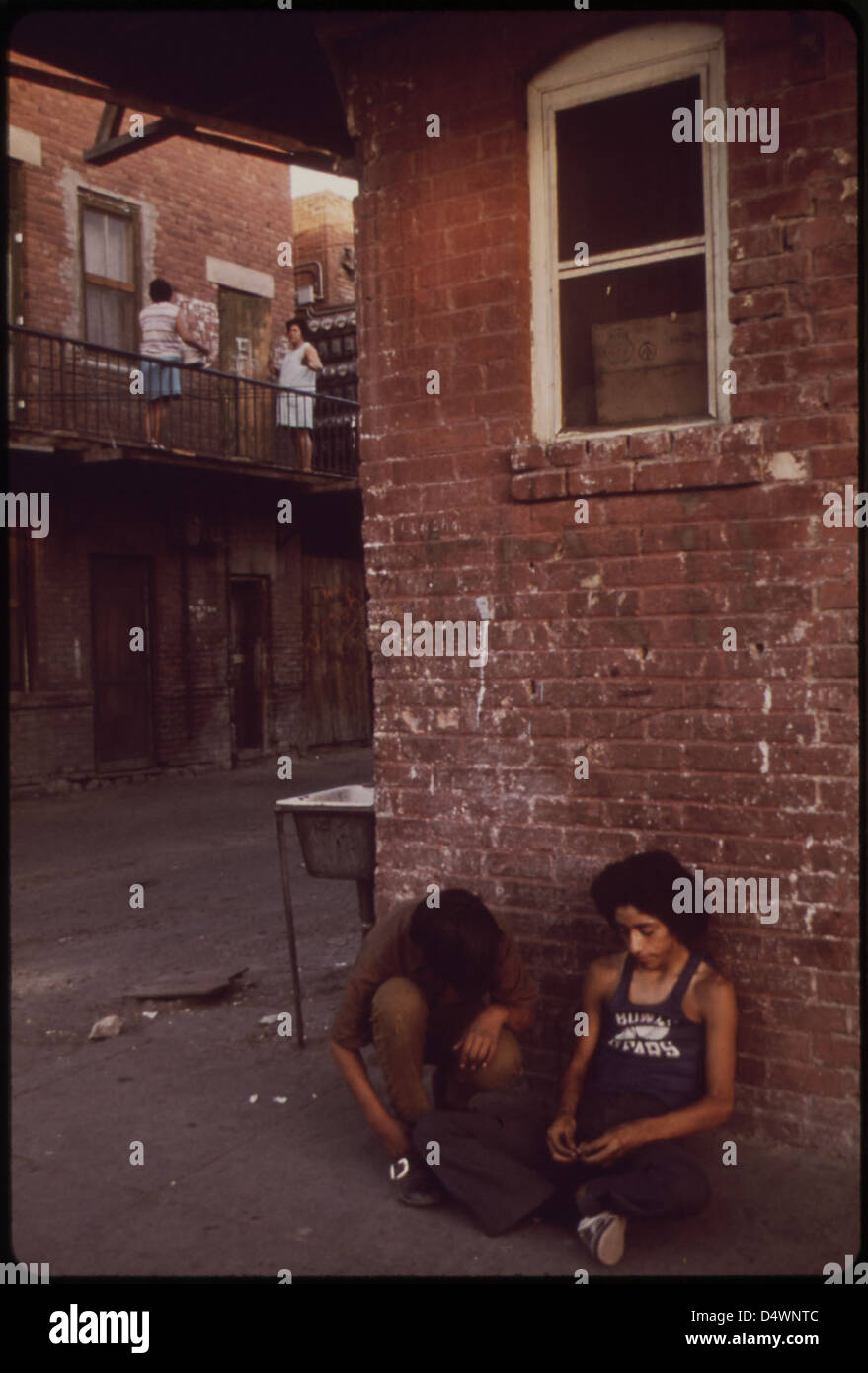 This image shows the gradual transformation of the Second Ward due to ...