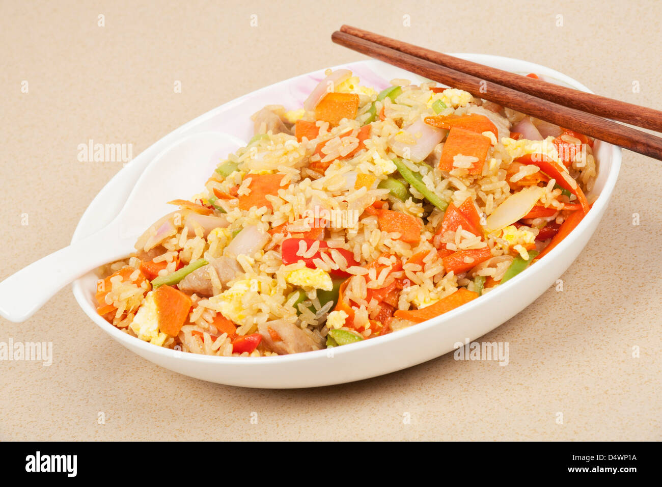 Chinese Fried Rice or Chaofan as it is known in China Stock Photo - Alamy