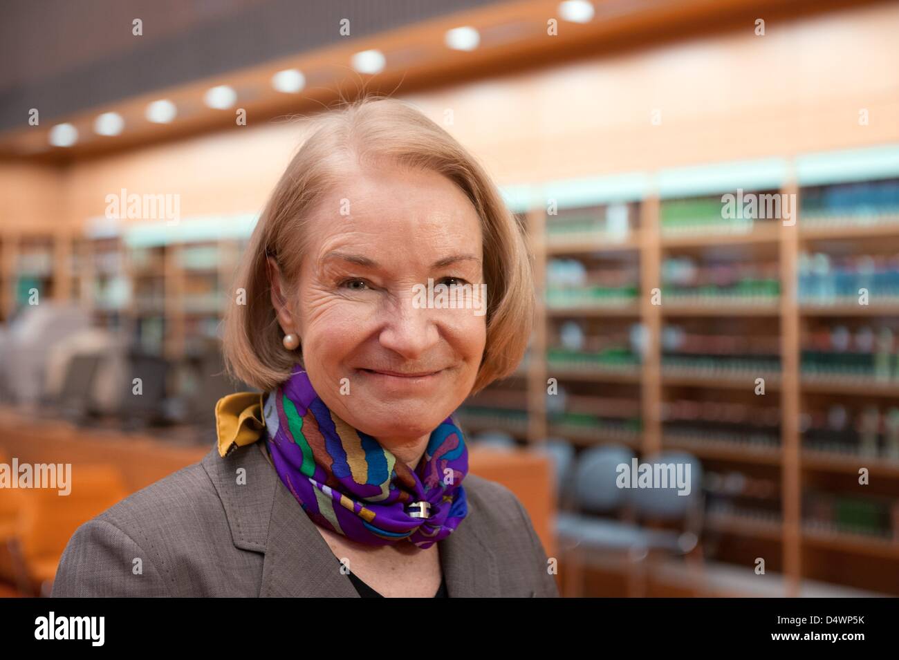 Director of Berlin State Library on Unter den Linden Barbara Schneider ...