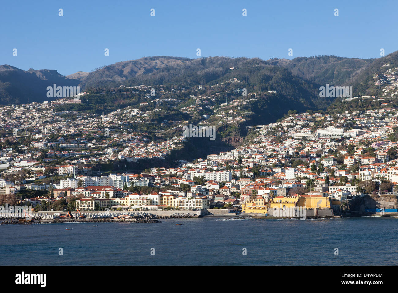 Tenerife Port and seafront. Santa Cruz de Tenerife, Spain Stock Photo ...
