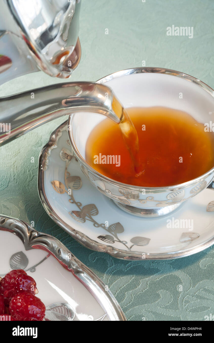 Pouring Tea [Series 3 of 3] Stock Photo - Alamy