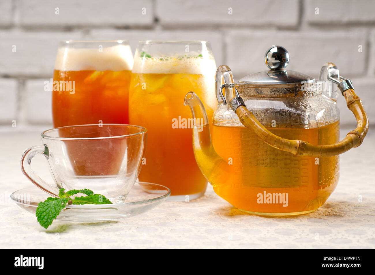 Cup fresh brewed tea hi-res stock photography and images - Alamy