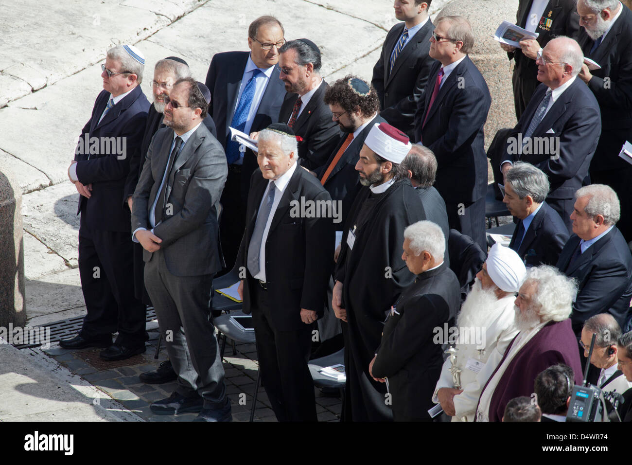 Vatican, Italy. 19th March 2013. leaders and representatives of ...