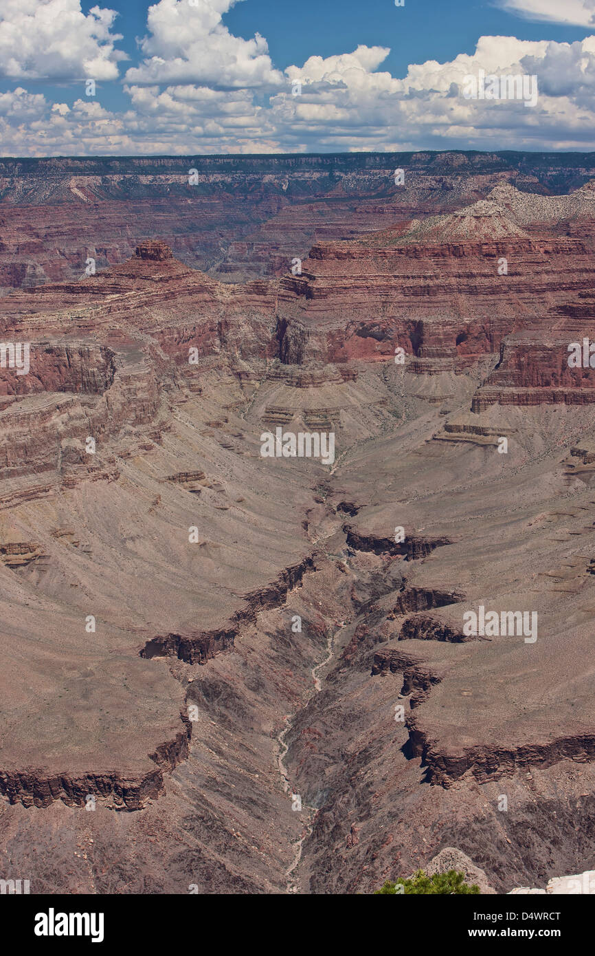 Temple of Ra left of the canyon, Temple of Osiris to the right, Pima ...