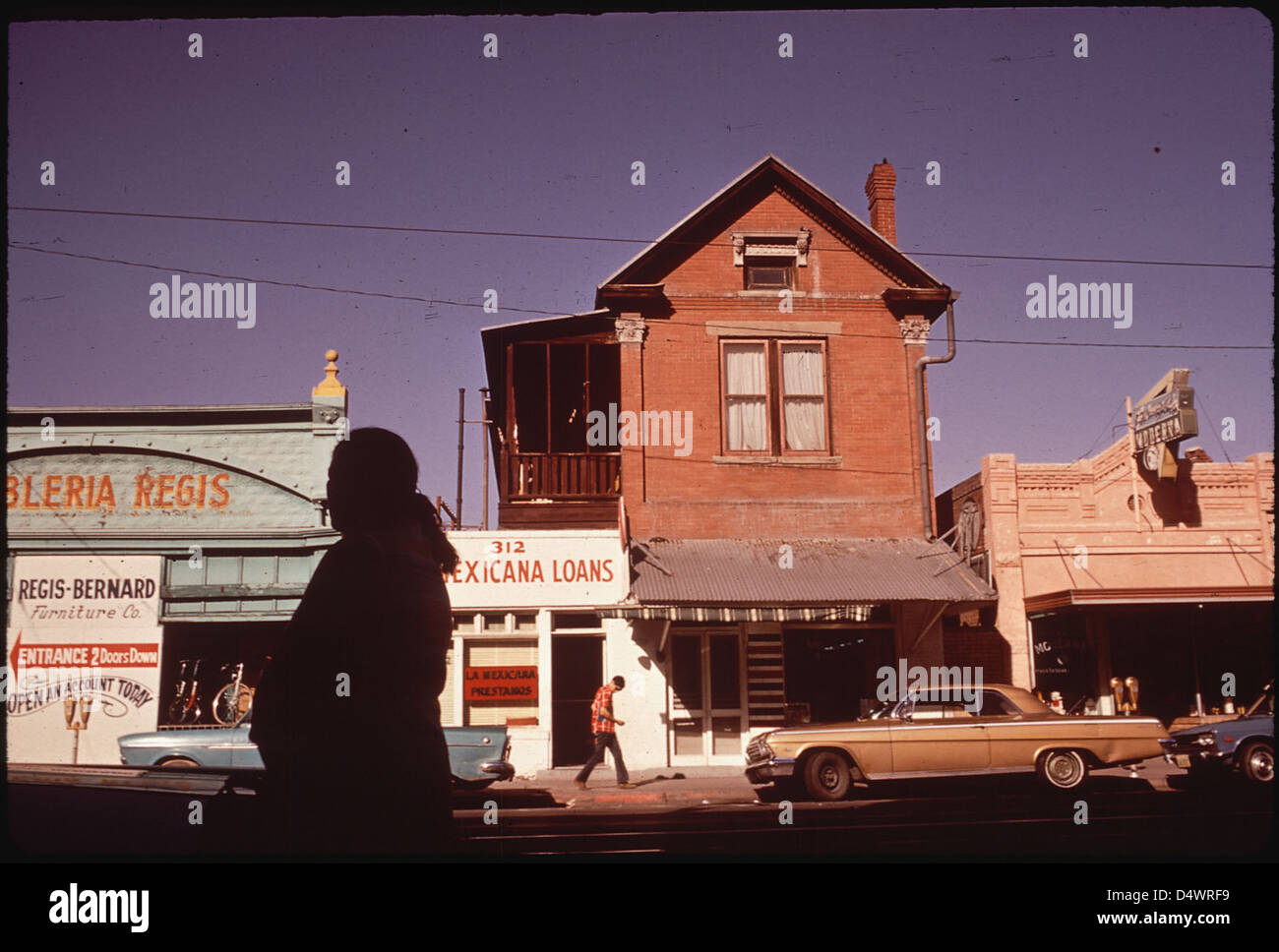 This photograph from June 1972 captures Stanton Street in El Paso ...