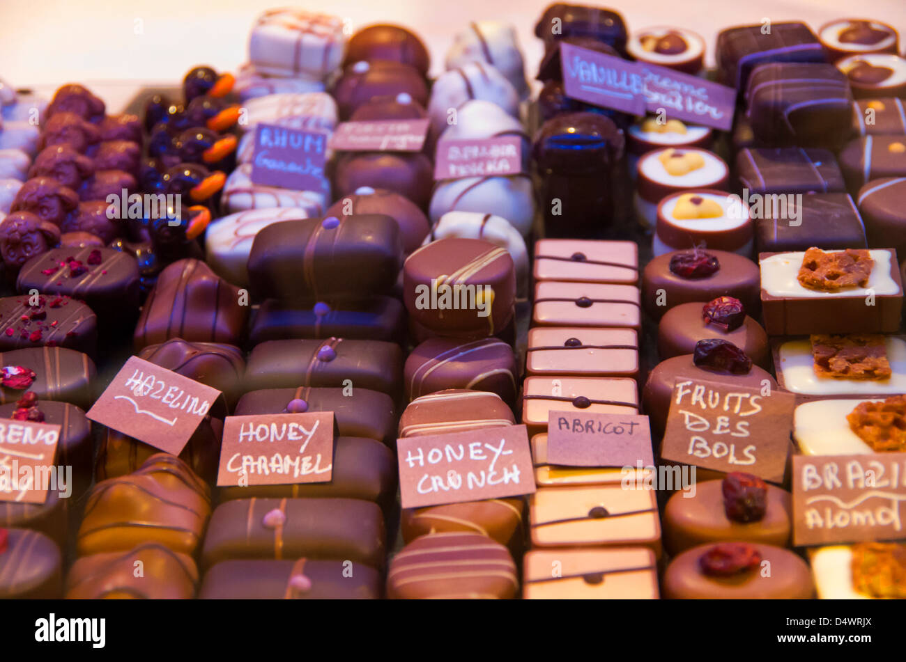 Belgian chocolates hi-res stock photography and images - Alamy