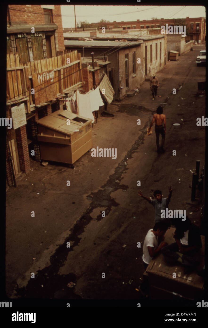 In June 1972, this photograph captures the gradual transformation of ...