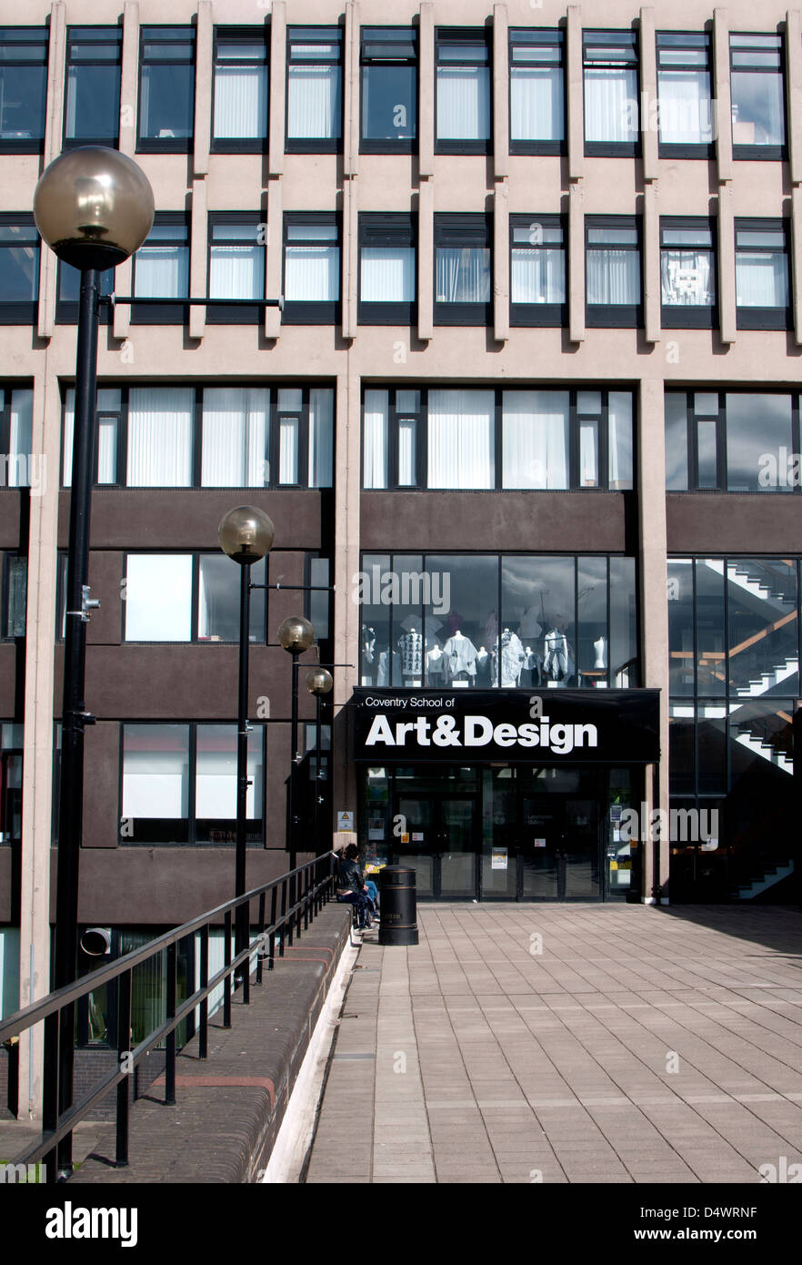 Coventry School of Art and Design, Coventry University, UK Stock Photo ...