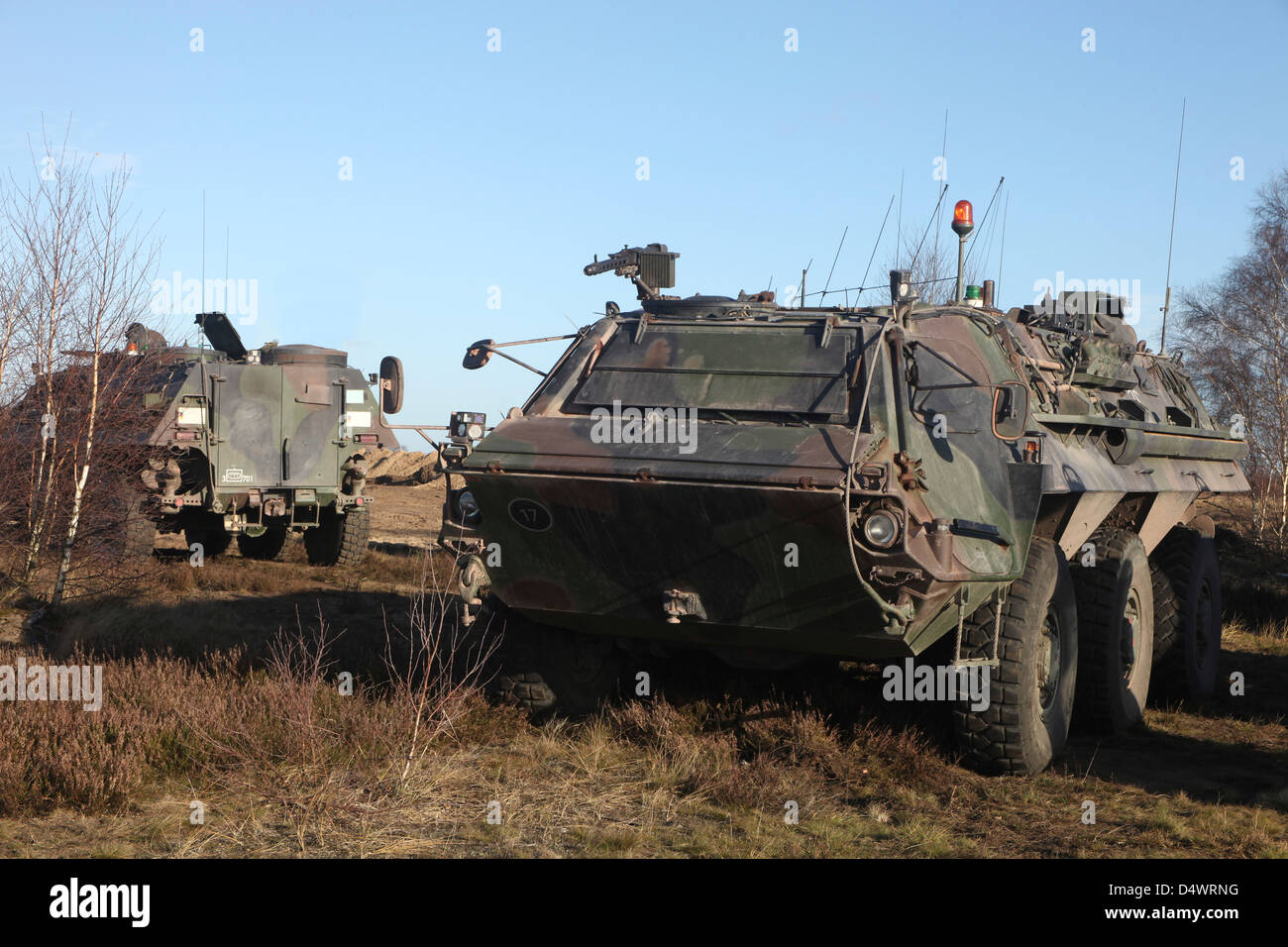 A TPz Fuchs armored personnel carrier of the German Army Stock Photo ...