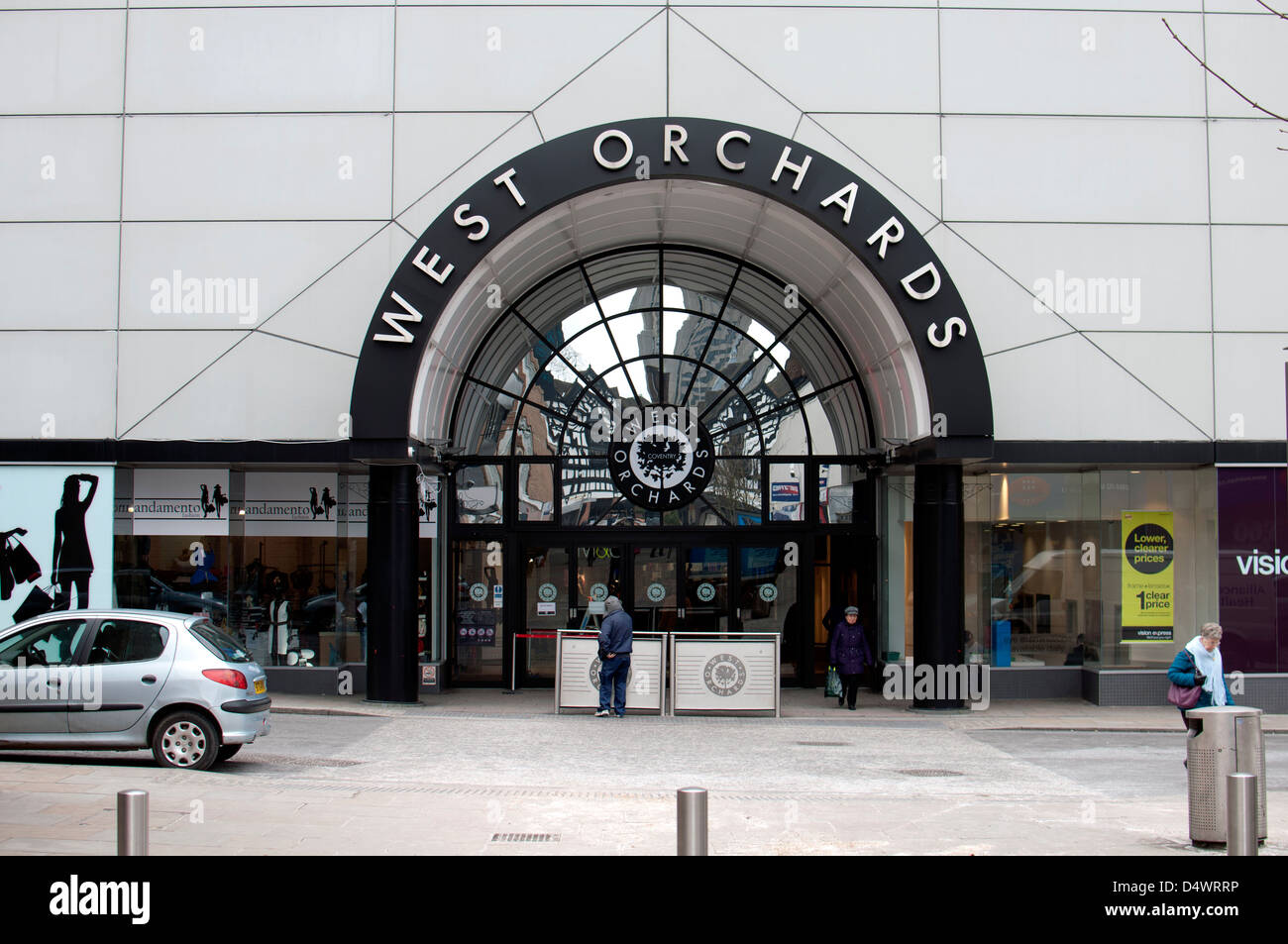 West Orchards shopping centre entrance, Coventry, UK Stock Photo - Alamy