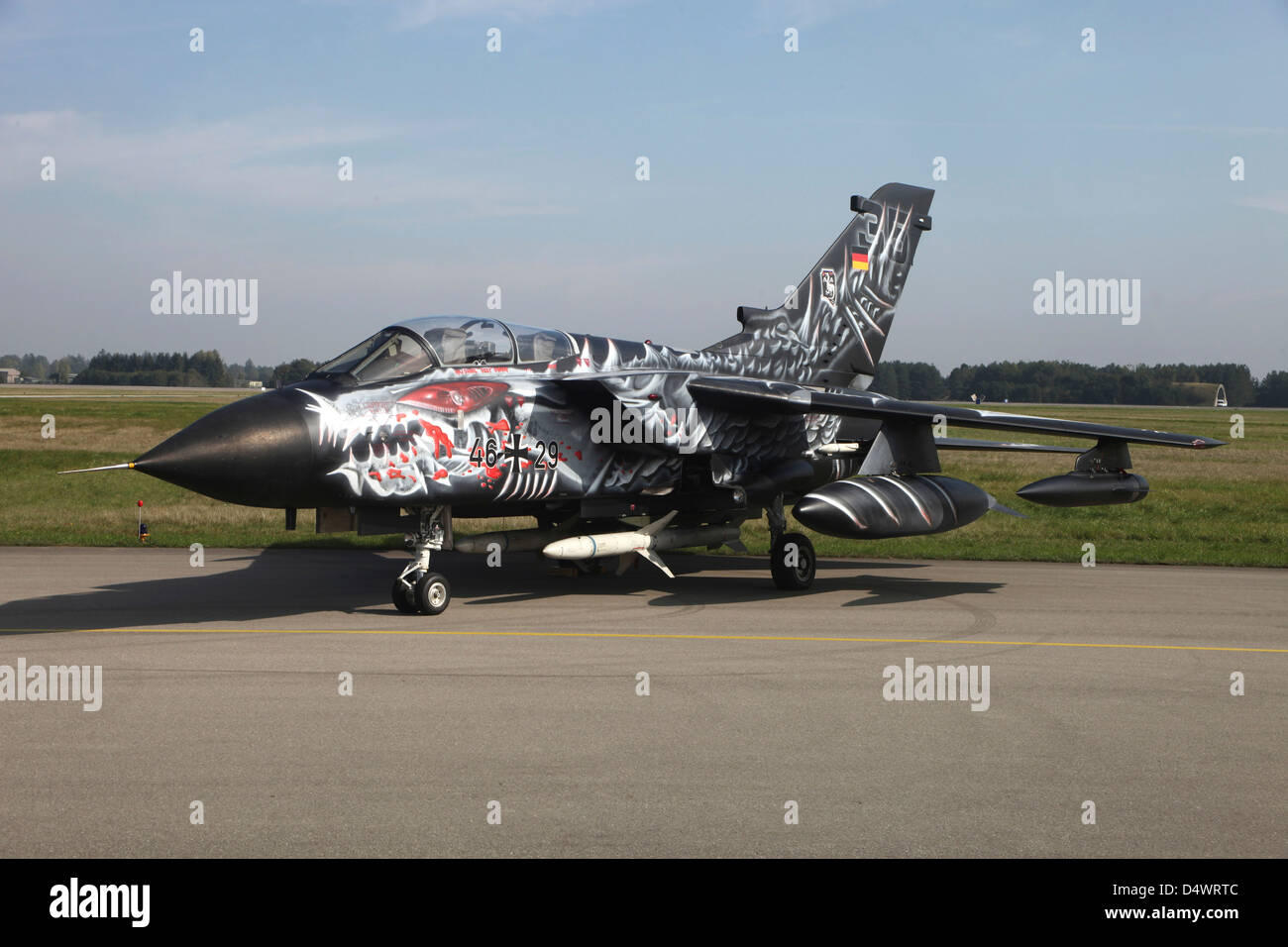 A German Air Force Tornado ECR of Fighter Bomber Wing 32's Flying ...
