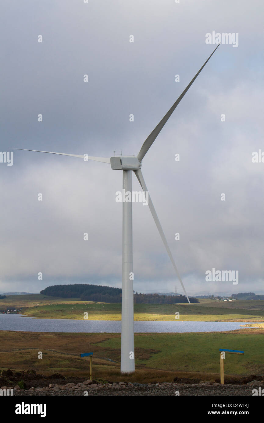 The construction of a wind turbine at ScottishPower Renewables ...