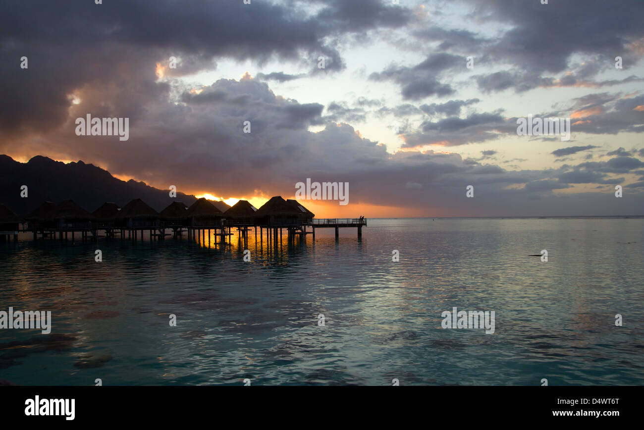 Polynesian sunset hi-res stock photography and images - Alamy
