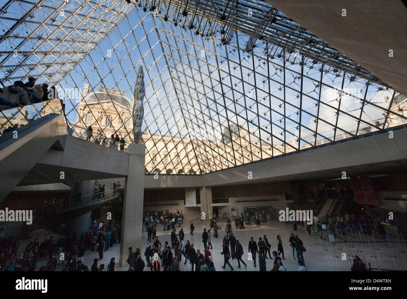 Paris france louvre interior hi-res stock photography and images - Alamy
