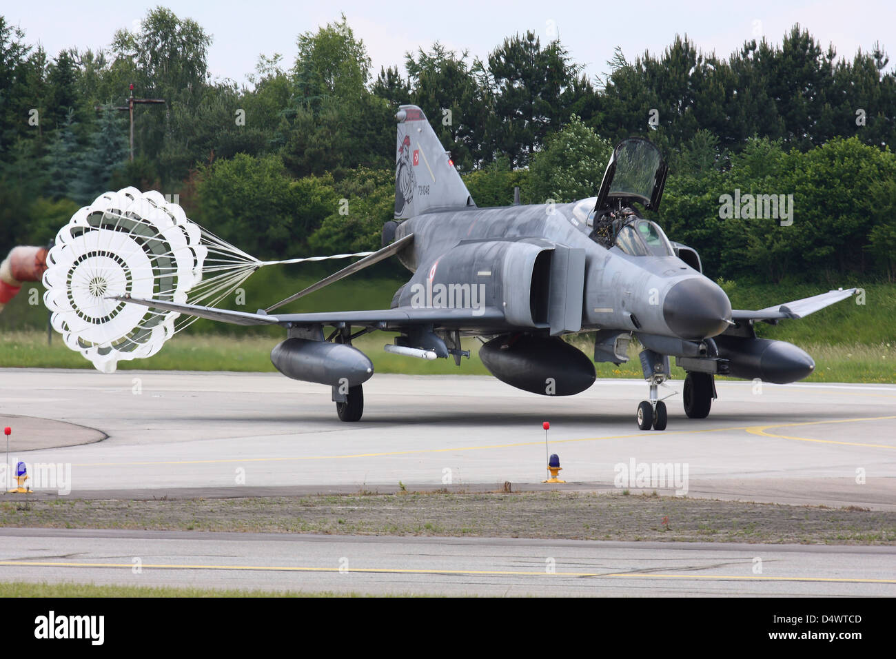 Turkish F-4E Phantom with Israeli built Elta ECM pod during the bi ...