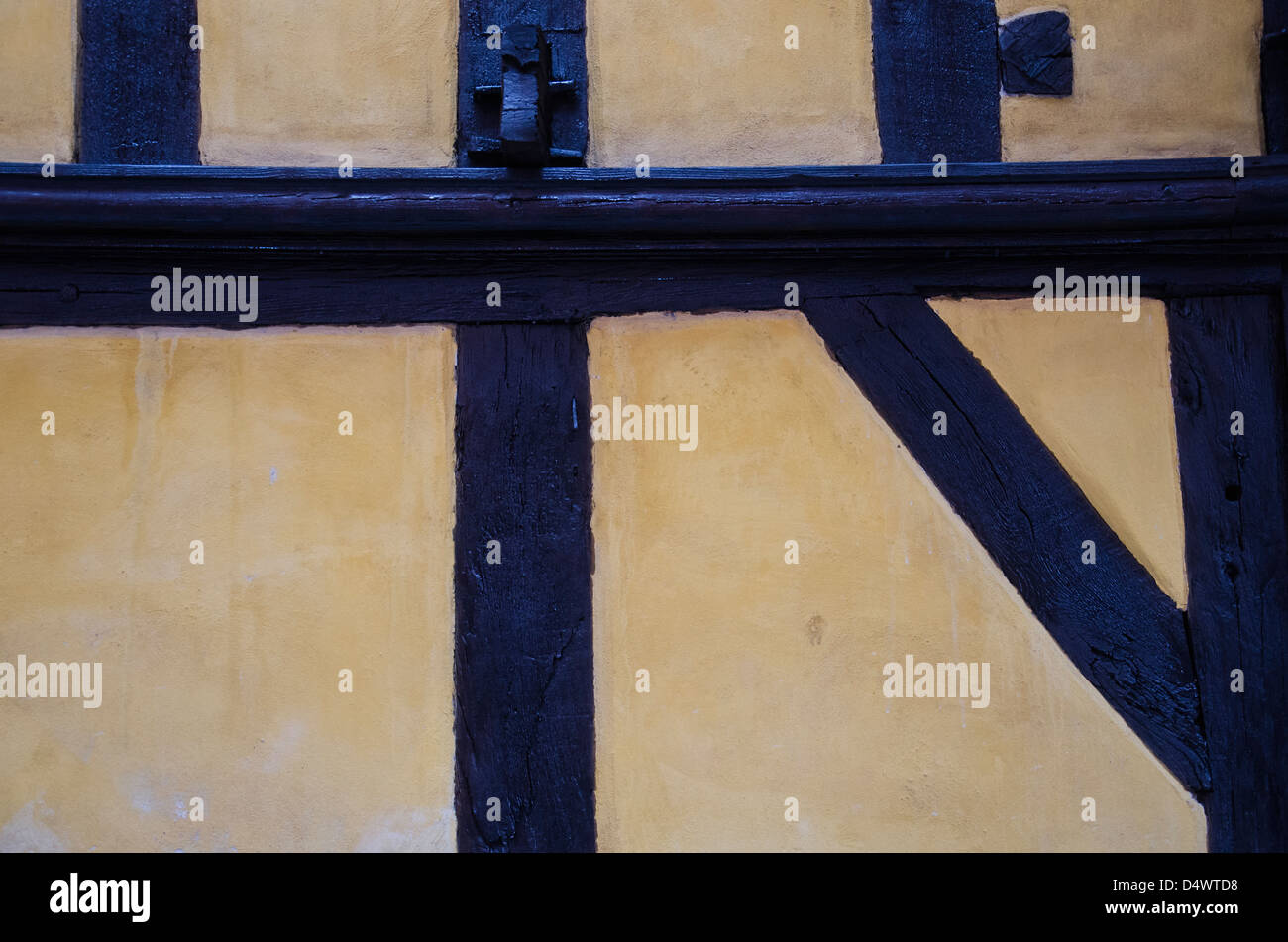 Half-timbered house wall detail Stock Photo - Alamy