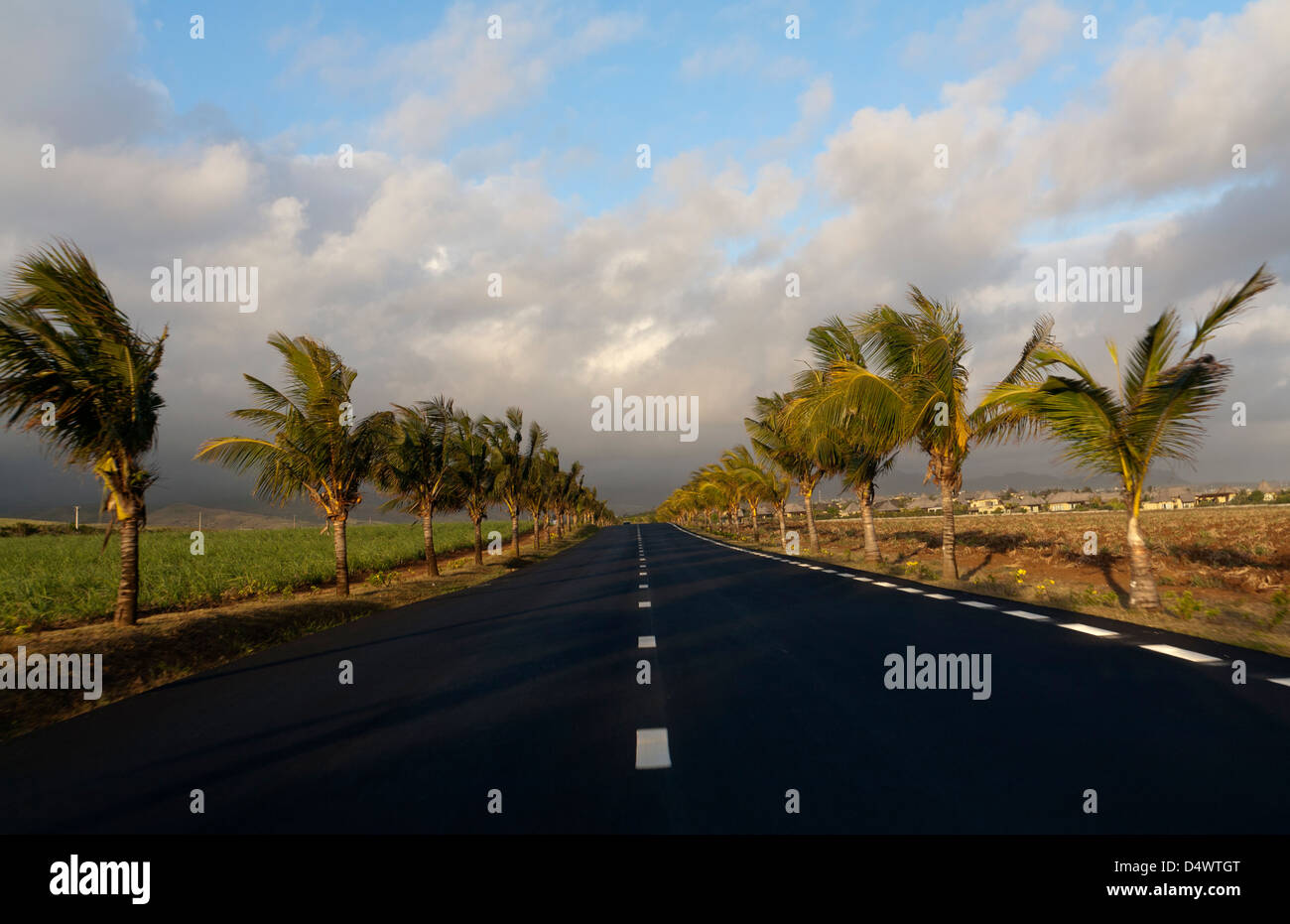 Road Mauritius Island Stock Photo - Alamy