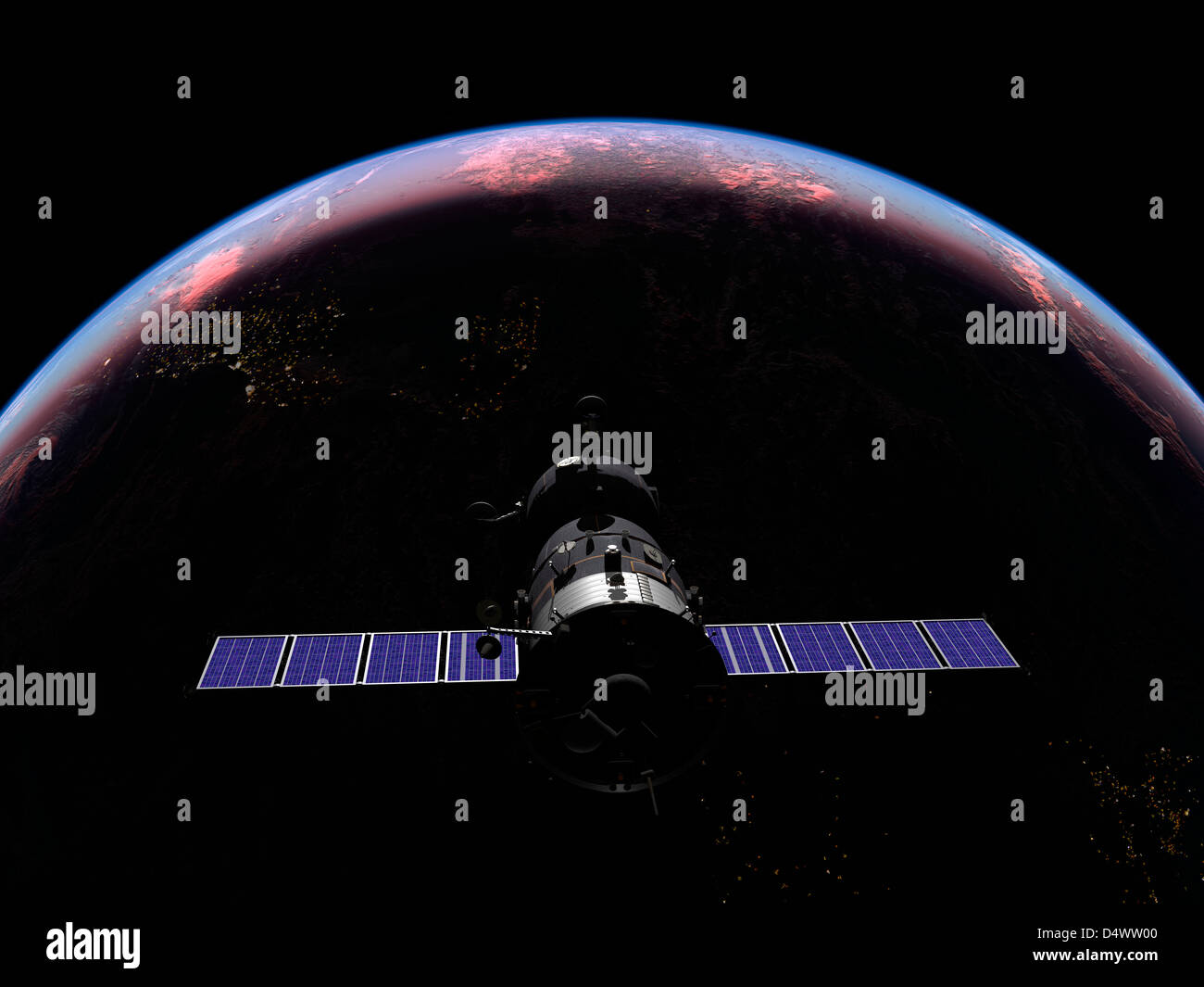 Artwork of futuristic spacecraft hi-res stock photography and images ...
